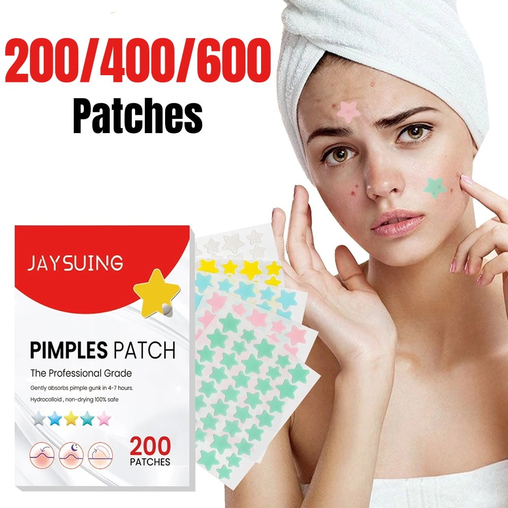 Mlqidk Star Pimple Patches For Face Hydrocolloid Acne Patches 3 Sizes