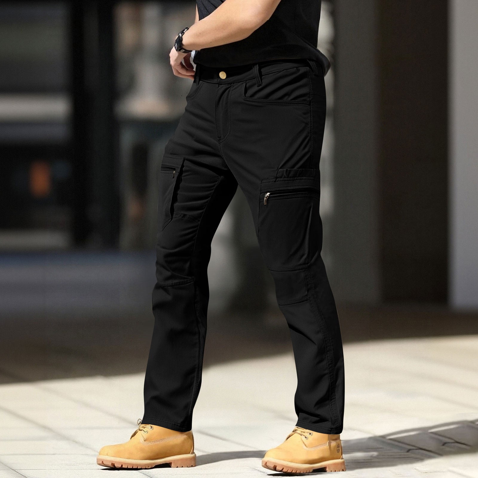 Mlqidk Tactical Cargo Pants for Men Durable Ripstop Water Resistant ...