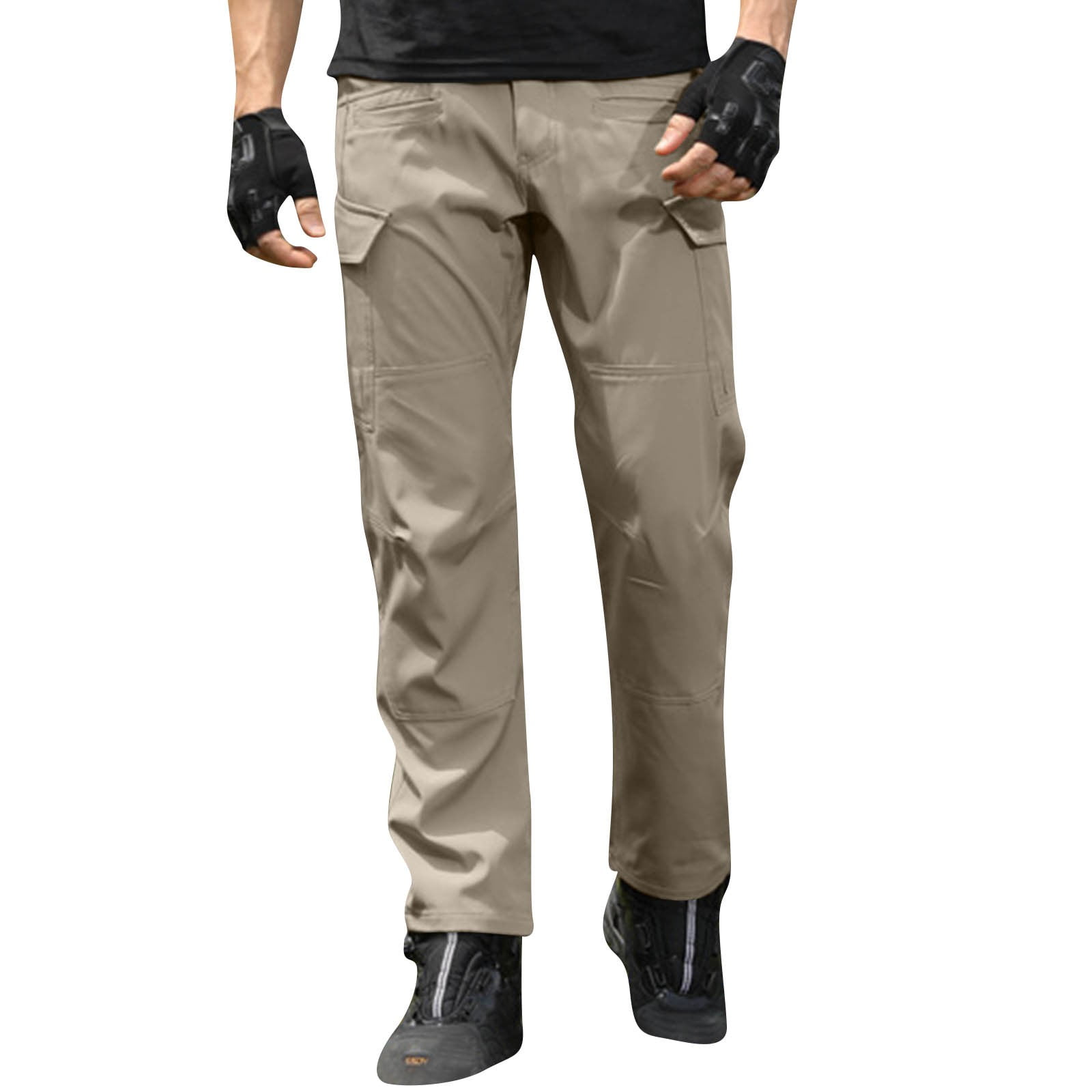 Mlqidk Tactical Cargo Pants for Men Resistant Ripstop Stretch Hiking ...