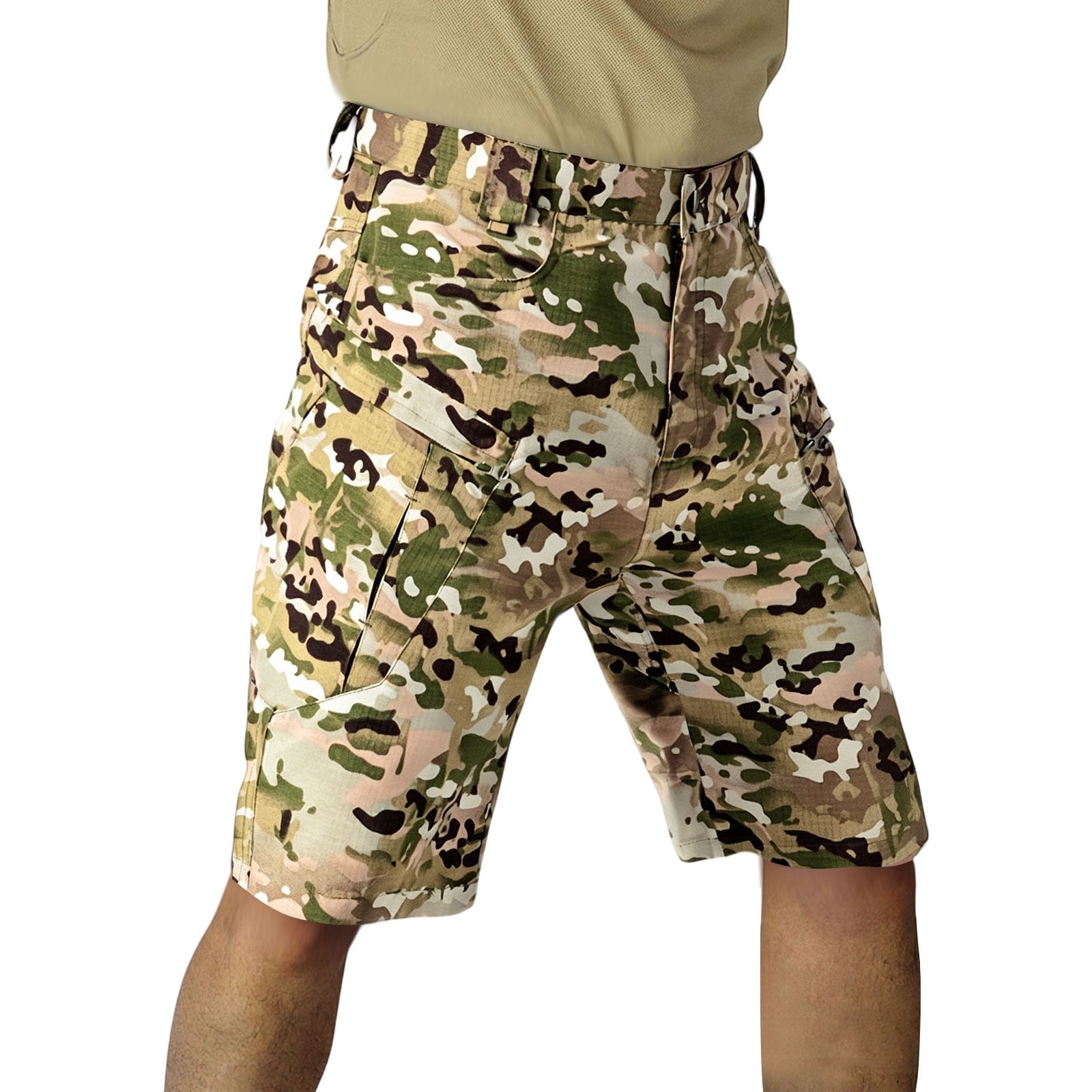 Mlqidk Tactical Cargo Shorts for Men Water Resistant Quick Dry Outdoor ...