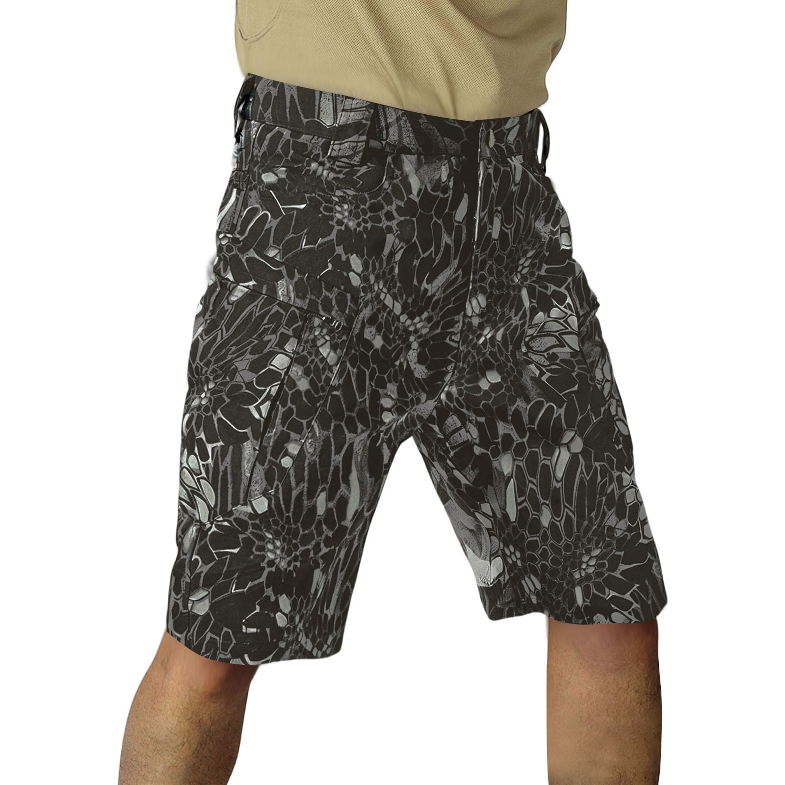 Mlqidk Tactical Cargo Shorts for Men Waterproof Quick Dry Outdoor Work ...