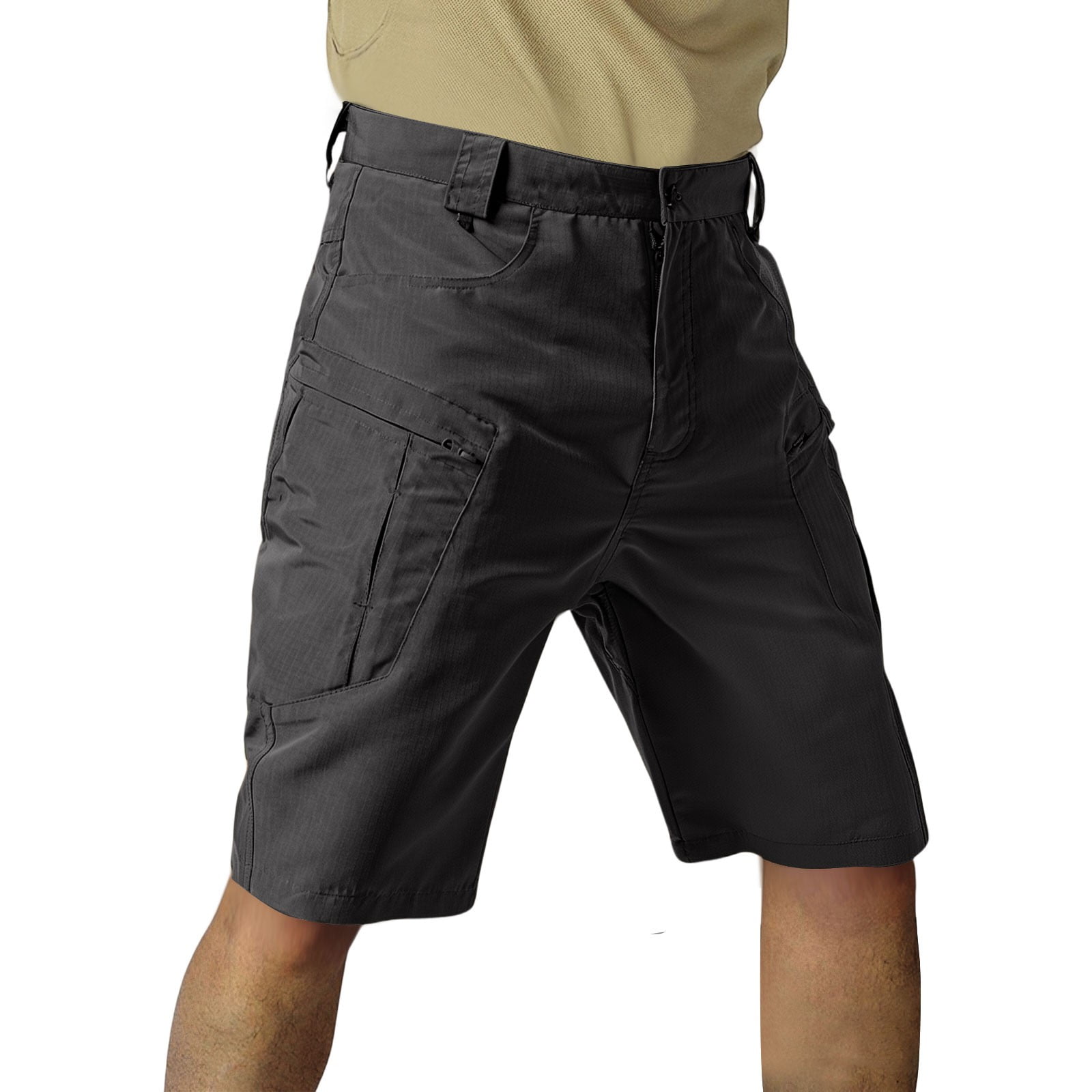 Mlqidk Tactical Cargo Shorts for Men Waterproof Quick Dry Outdoor Work ...