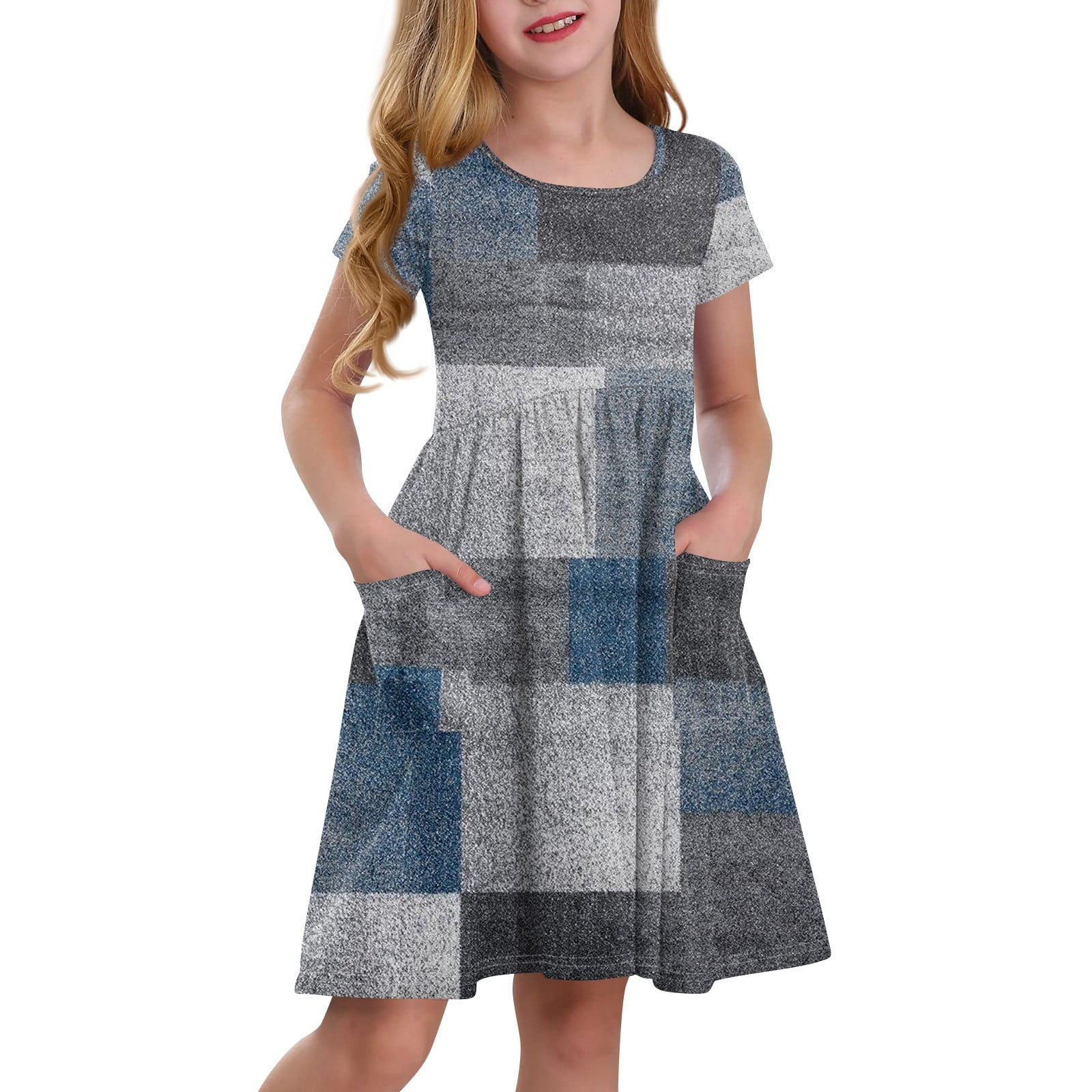 Mlqidk Tween Girl Clothes Size 10-12 Twirl Beach floral print Short ...