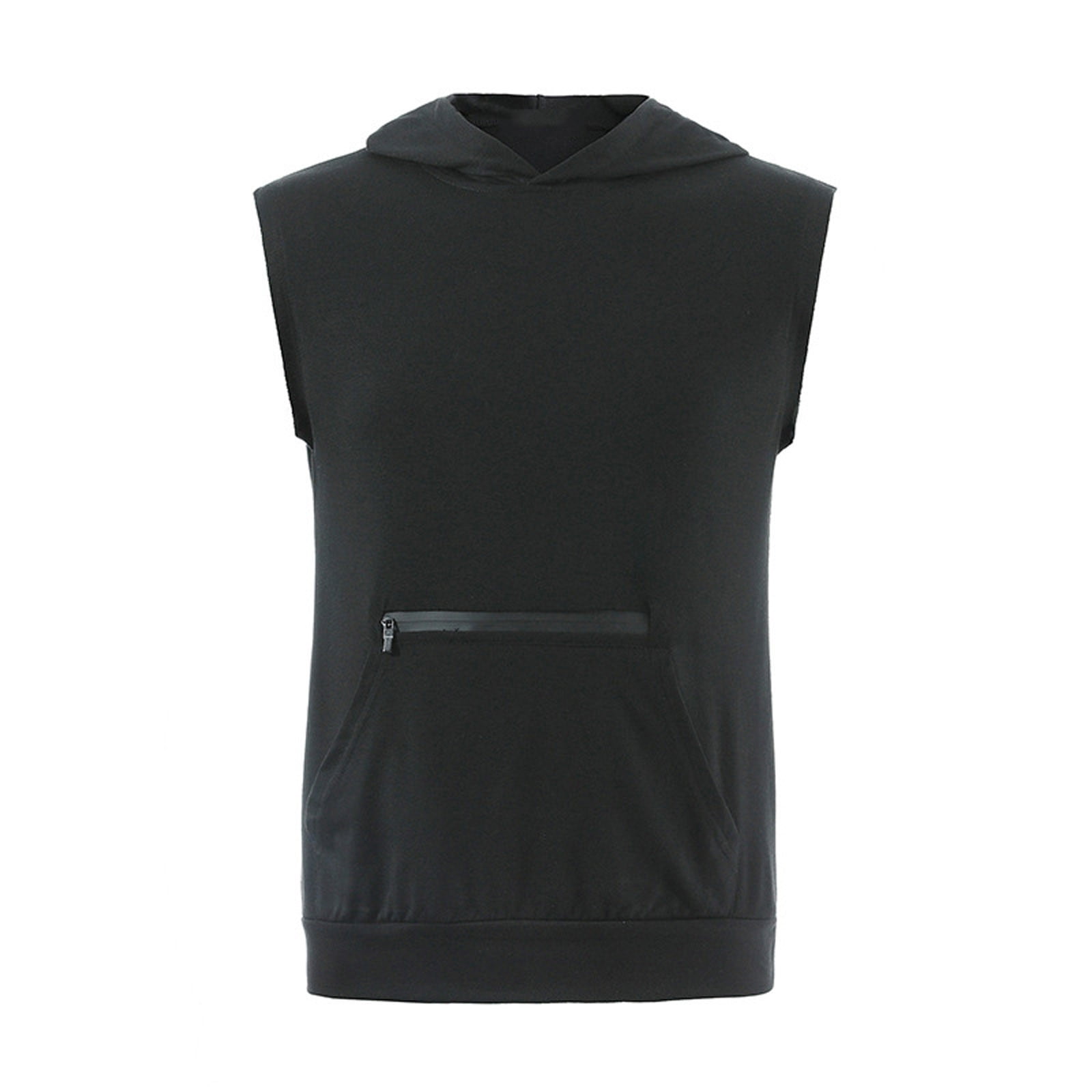 Mlzmgr Tank Tops Men Pullover Hooded Neck Sleeveless Cotton Breathable ...