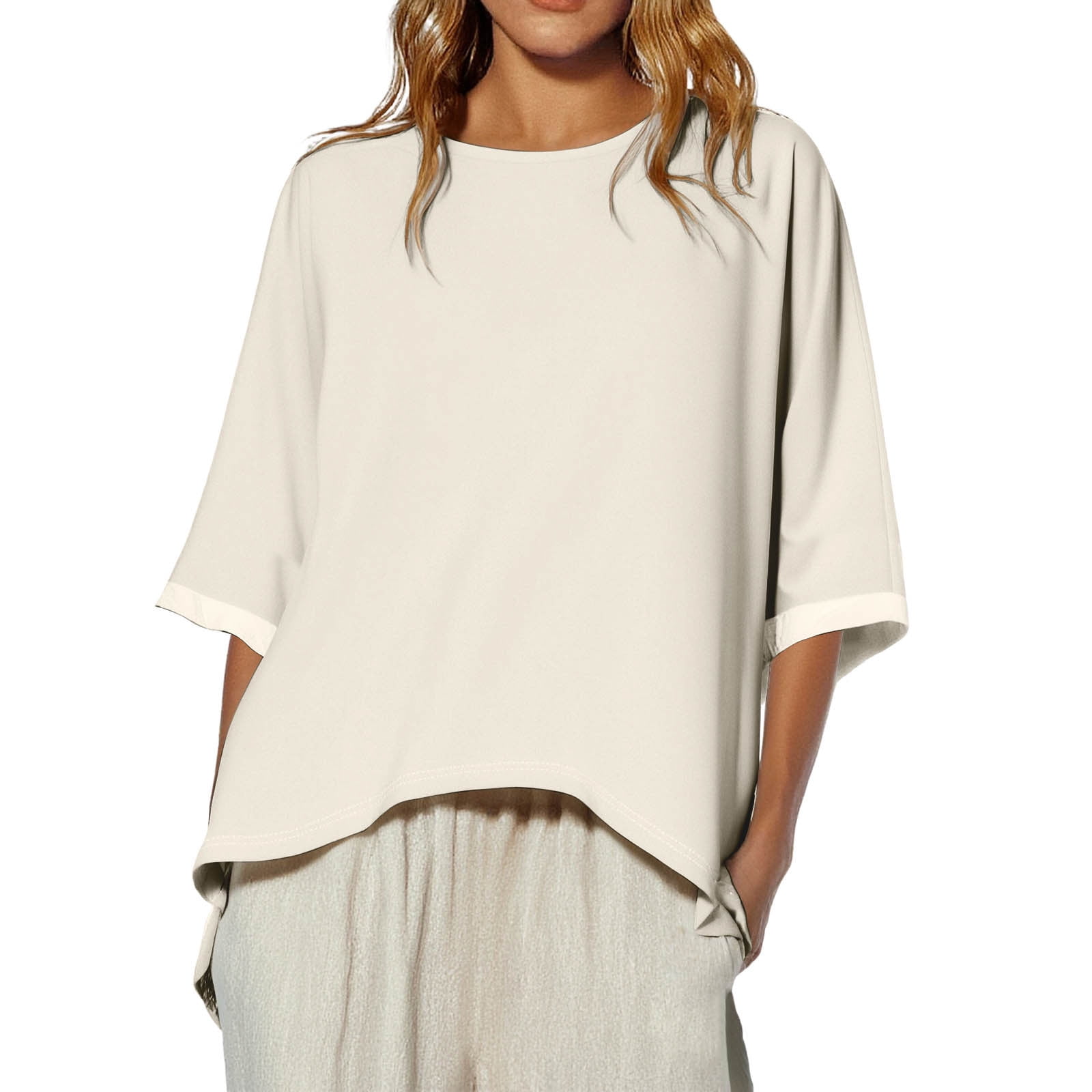 Mlzmgr Womens Sweaters Fall Trendy Ribbed Knit Loose Fitted Crewneck ...