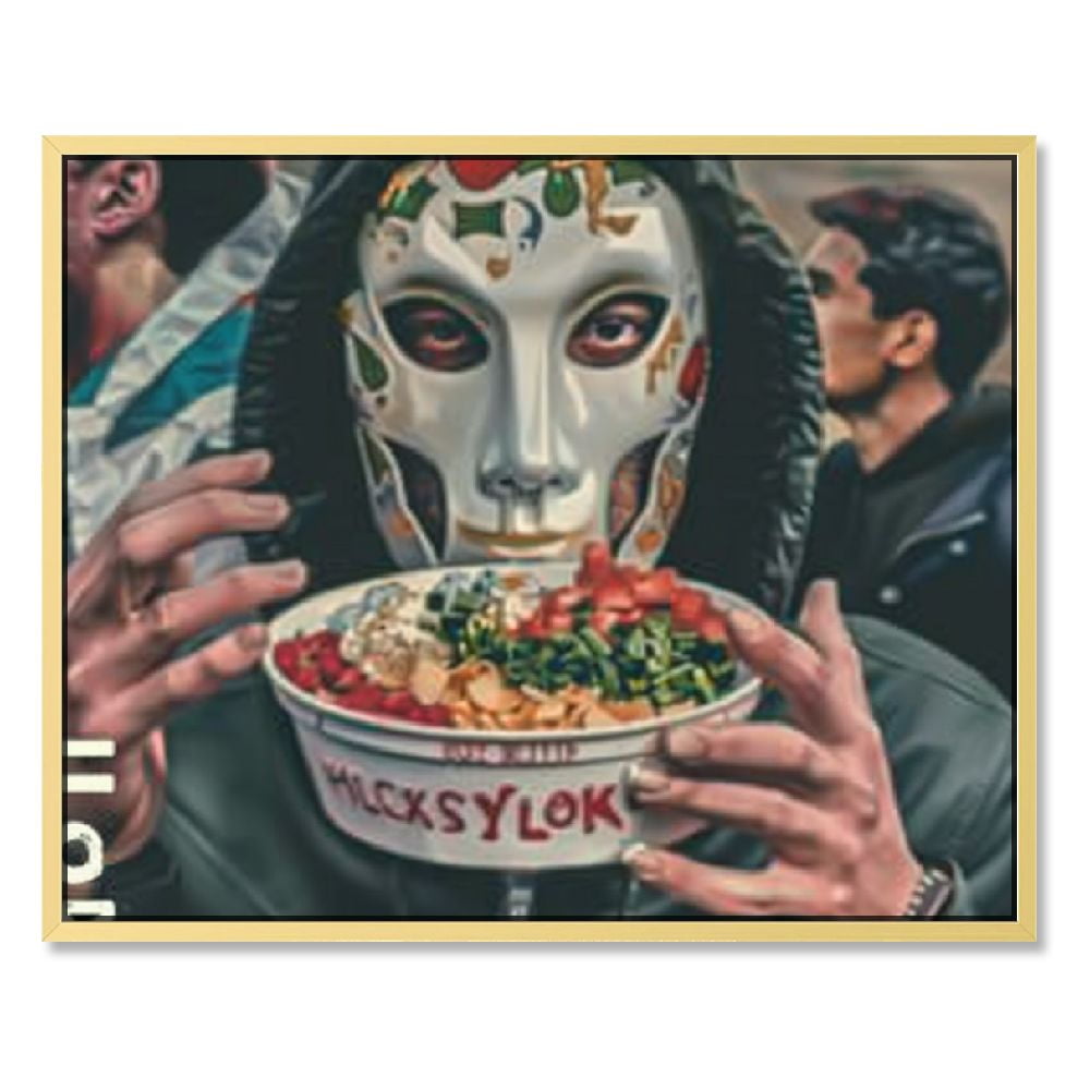 Mm Food Album Cover Cool Rapper Poster Canvas Art Poster Home Decor ...