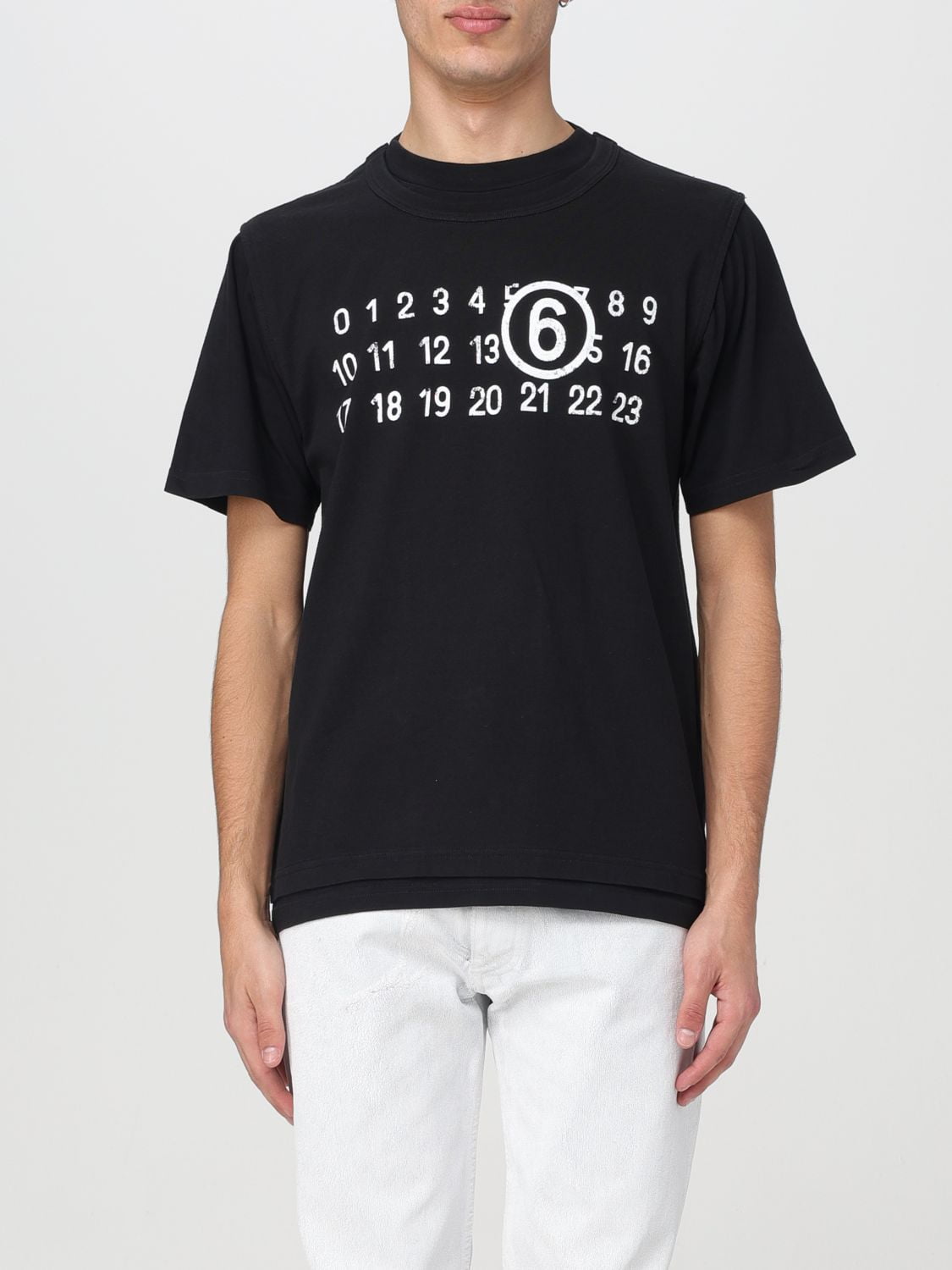 Mm6 Maison Margiela T-Shirt Men Black Men - Walmart.com