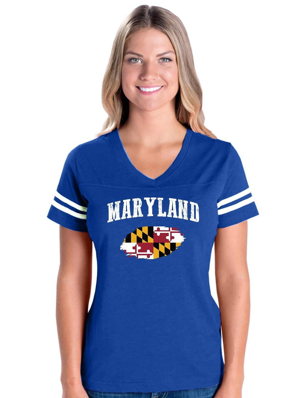 MmF - Womens Football Fine Jersey T-shirts, up to Size 3XL - Maryland ...