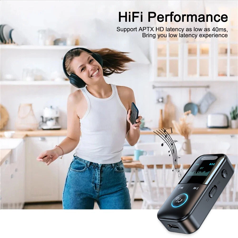 Mmc/Aux To Bluetooth Wireless Audio Adapter For Wired Speaker/Tv/Pc/Car ...