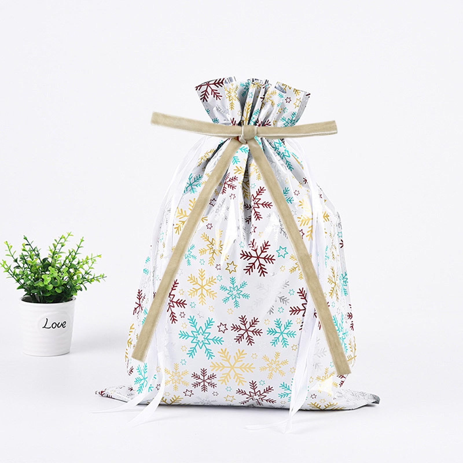 Mmeneyy 48 Pcs Burgundy Velvet Christmas Tree Bows Door Garland Decor ...