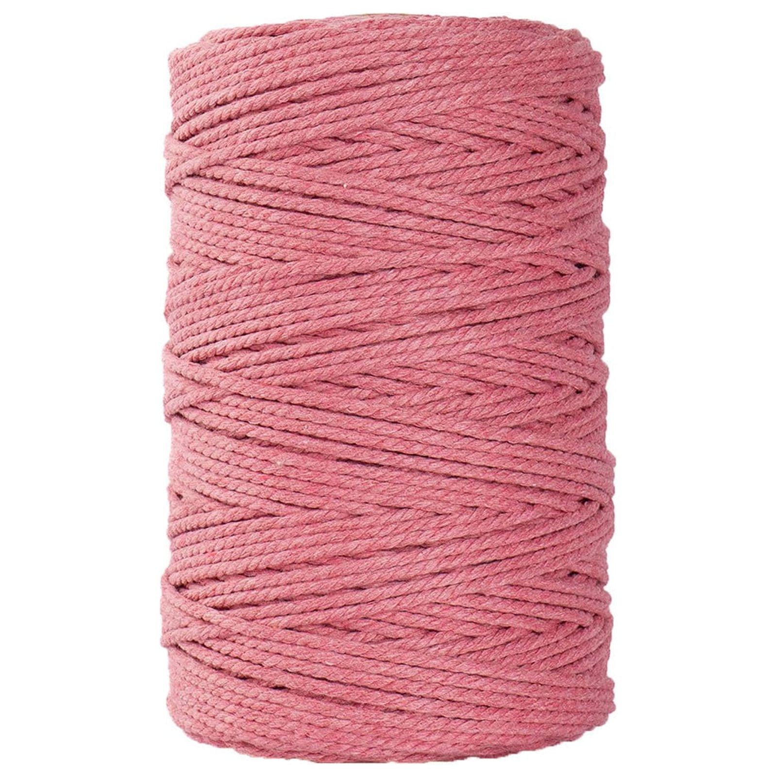 Mmeneyy DYI Macrame Yarn 3 mm x 100 m Decorative Warp for Knitting ...
