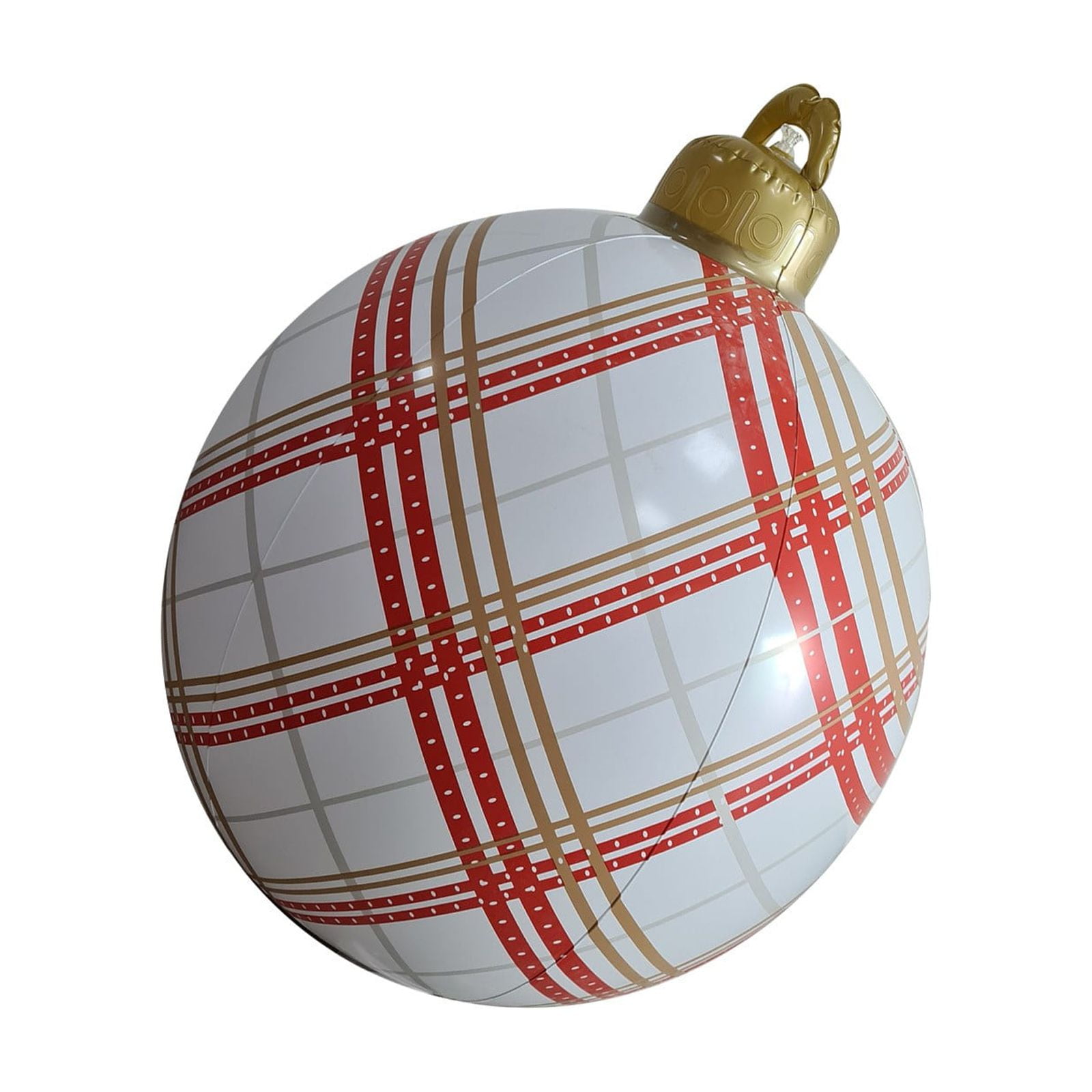 Mmeneyy Giant inflatables Christmas PVC Decorated Ball 24'' Xmas Blow ...