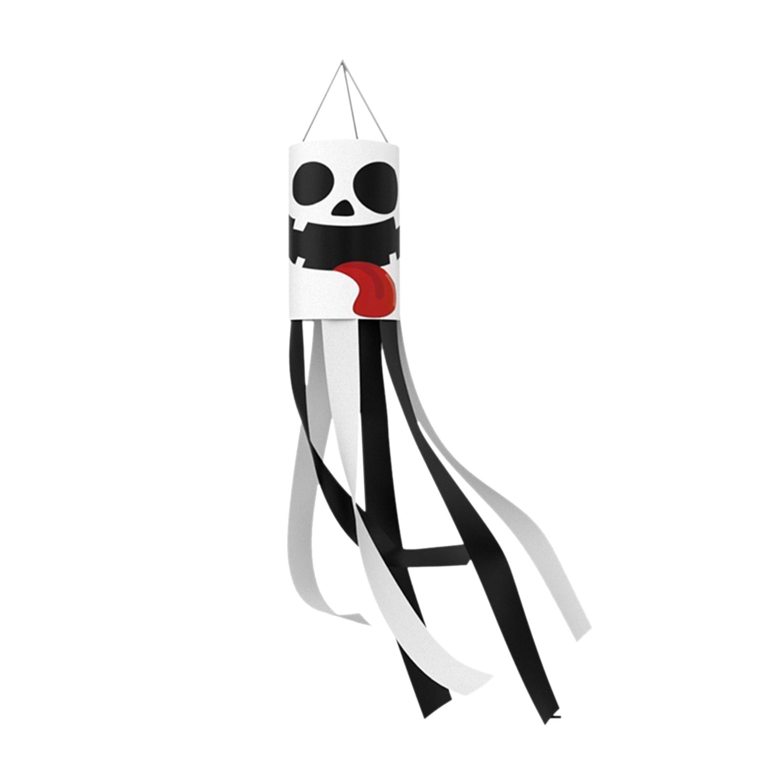 Mmeneyy Halloween Windsock Flag Spooky Cartoon Flag Windsocks Pumpkin ...
