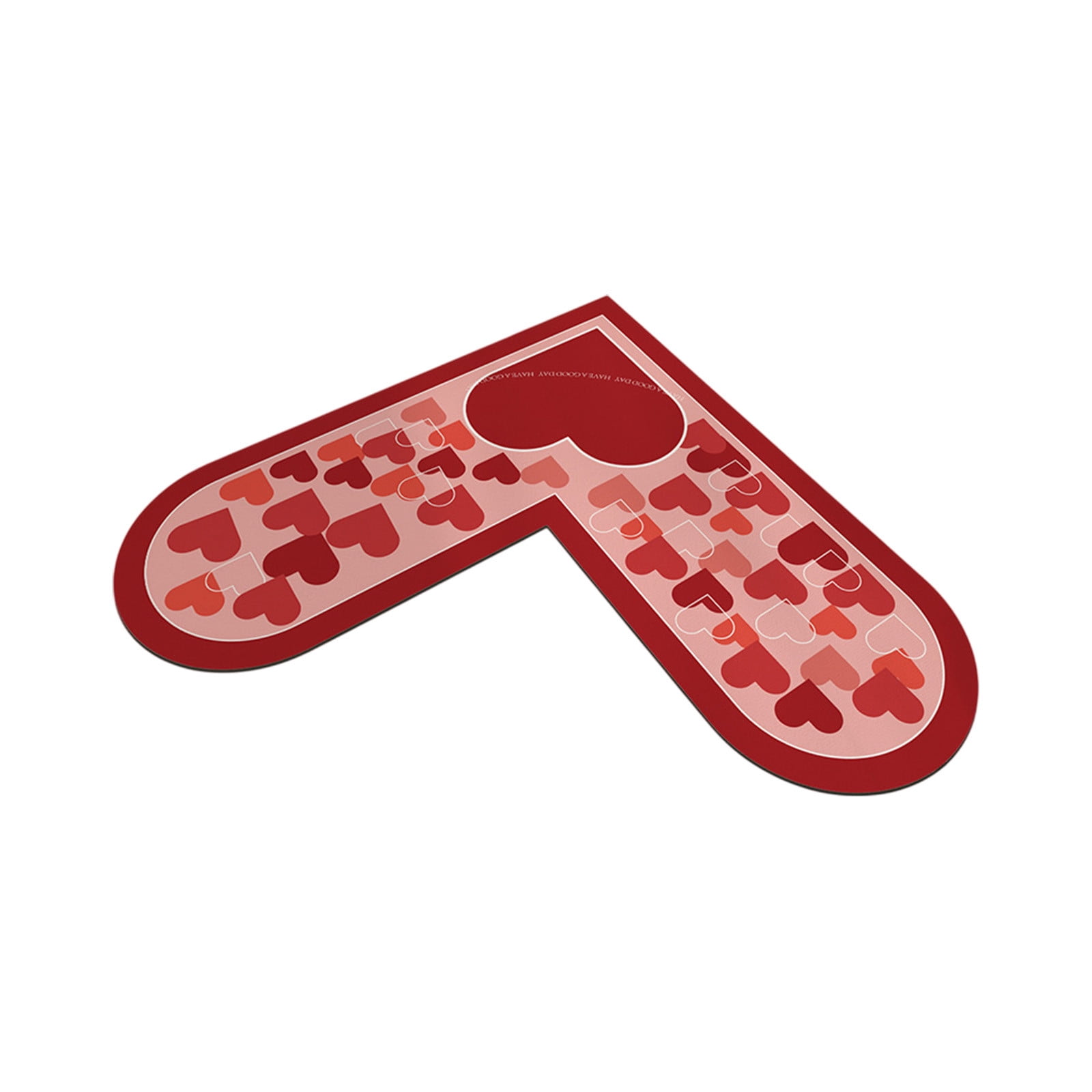 Mmeneyy L-Shaped Bath Mat, Corner Bath Mat, Washable Carpet,Water ...