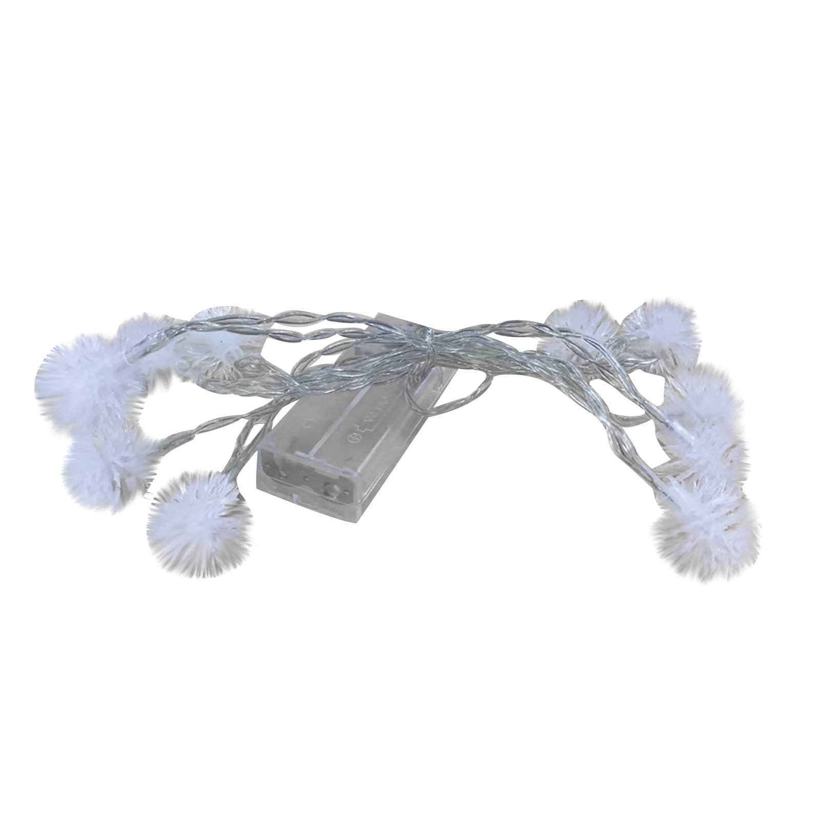 Mmeneyy LED Dandelion Battery Light String Light Battery Operated Furry ...