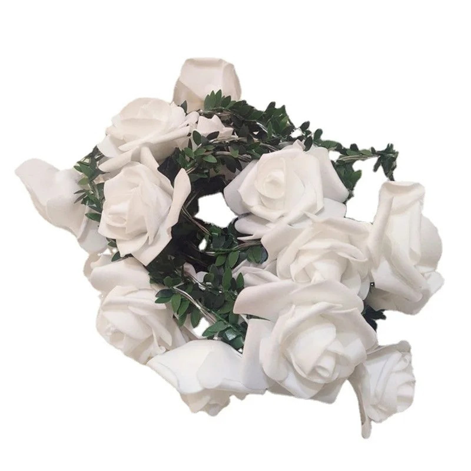 Mmeneyy LED String Rose Light Strip String Light Room Bedroom Wedding ...