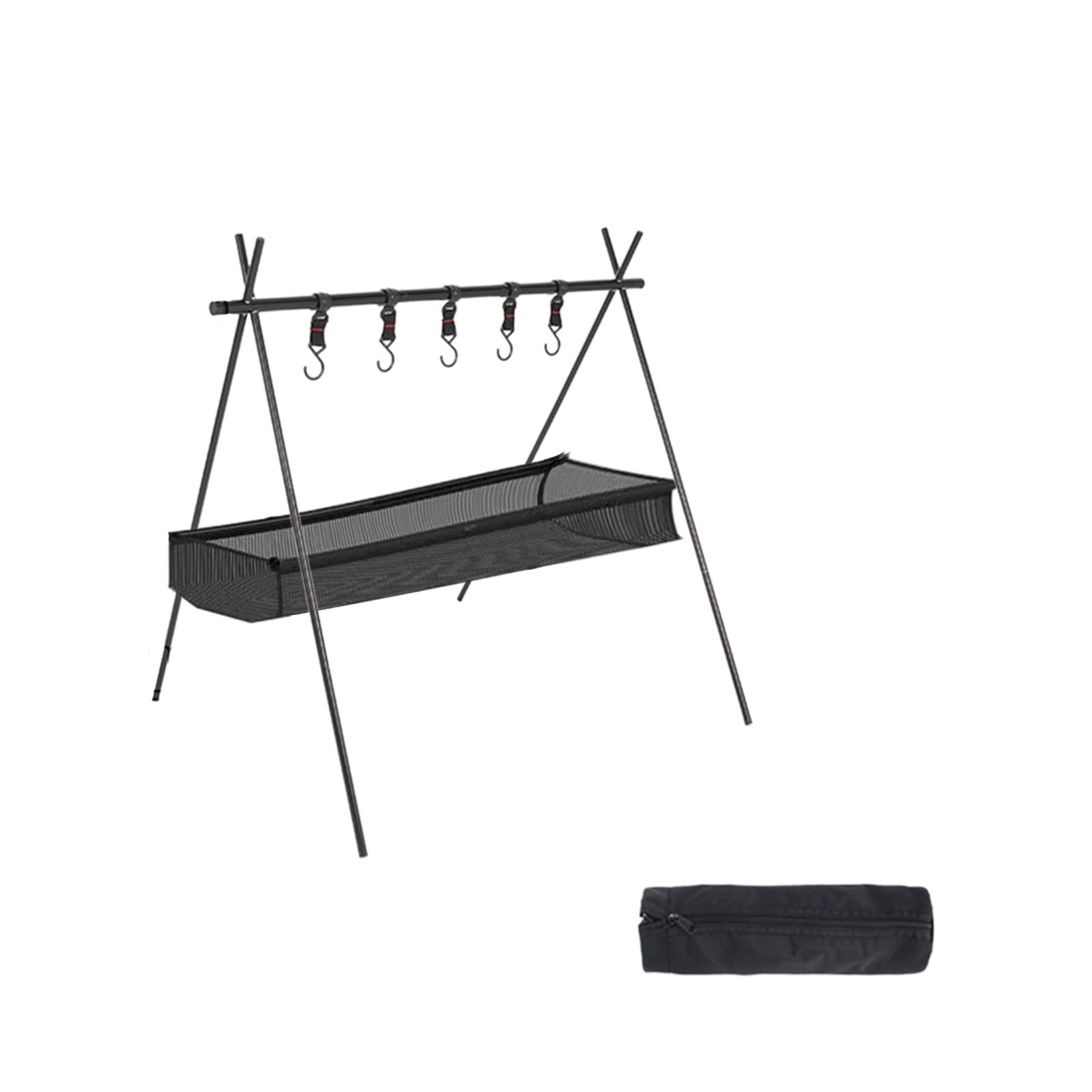 Mmeneyy Outdoor Aluminum Alloy Portable Camping Storage Rack Folding ...