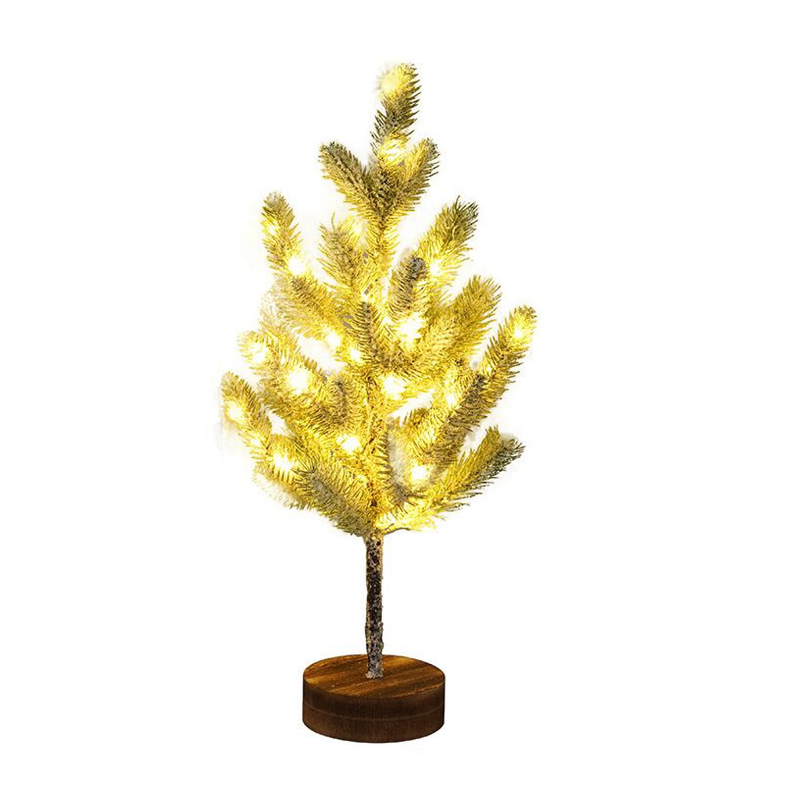 Mmeneyy Small Christmas Tree For Trees Lamp With LED Lights Artificial ...