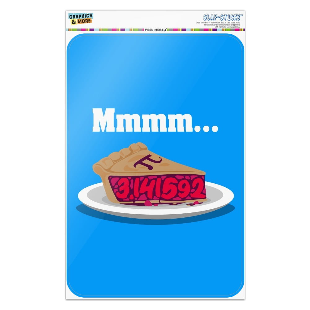 Mmm Pi Pie Math Funny Home Business Office Sign - Walmart.com