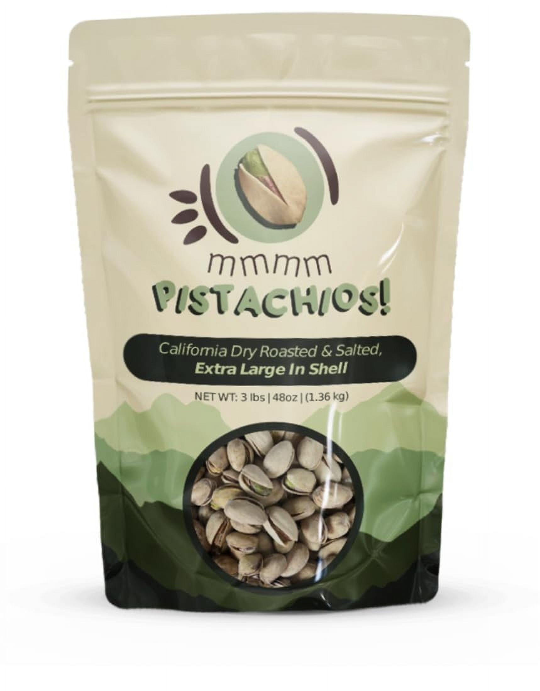 Mmmm Pistachios - California VTF5 Dry Roasted & Salted Extra Large In ...