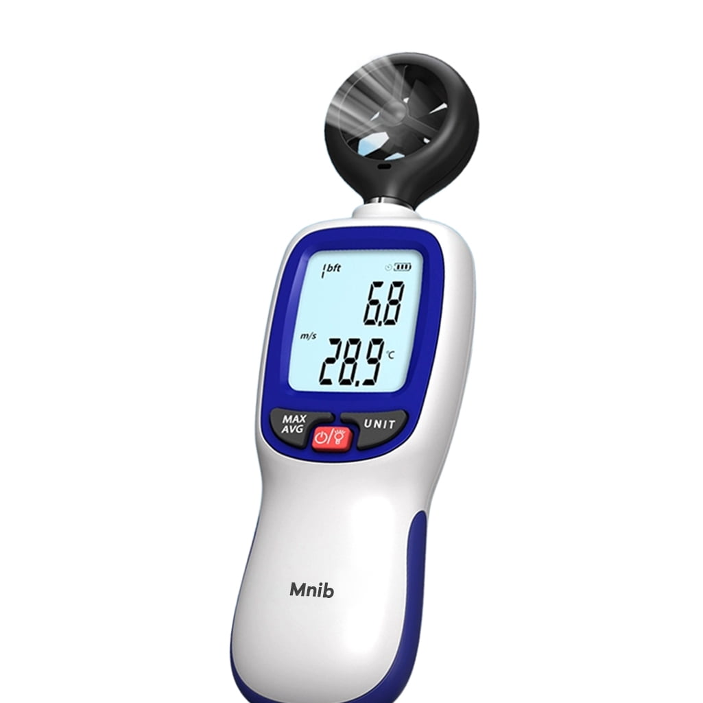 Mnib Anemometers, Handheld digital anemometer, Mini Digital Air Flow ...