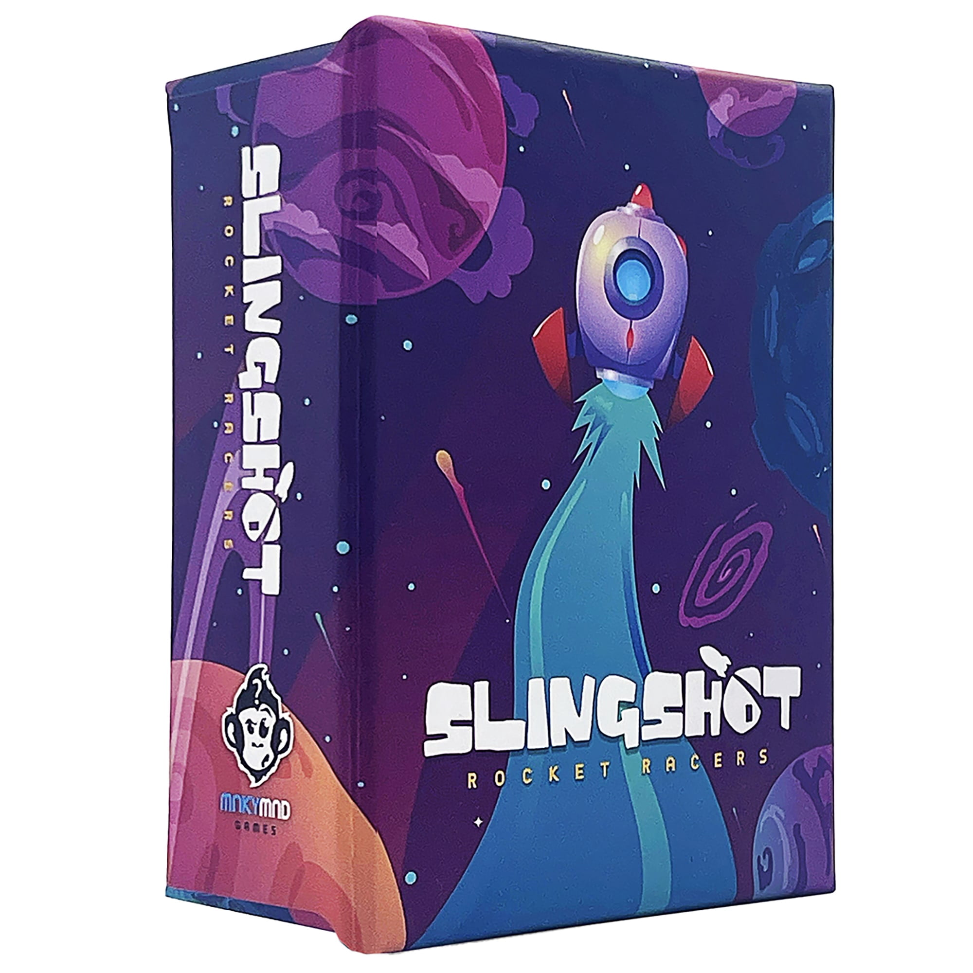 Mnkymnd Games: Slingshot - Dice Rolling Board Game, Space Pilot Race, Character Abilities ...