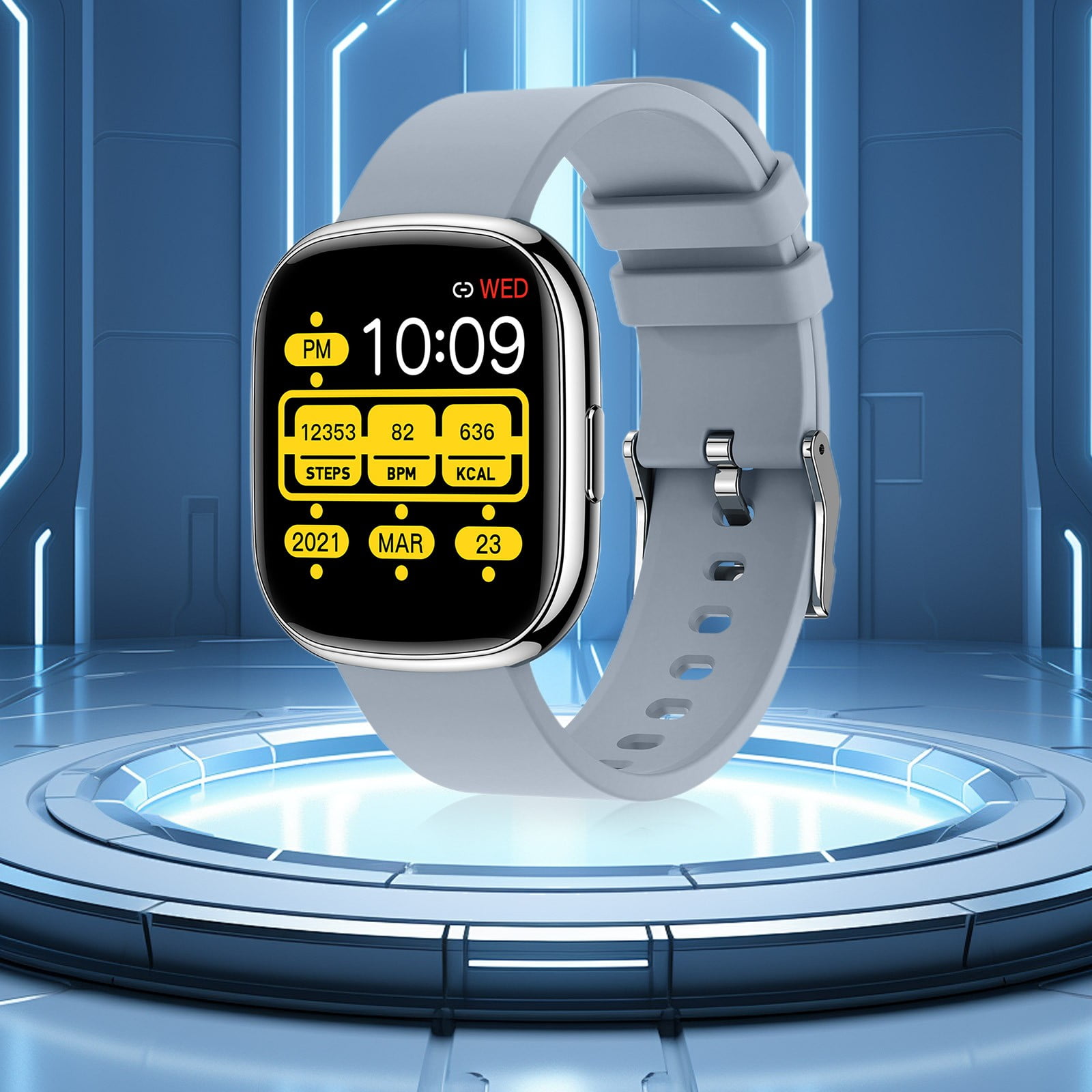 Mntpdp Comprehensive Smartwatch Featuring 1.3-inch HD Screen, 8 ...