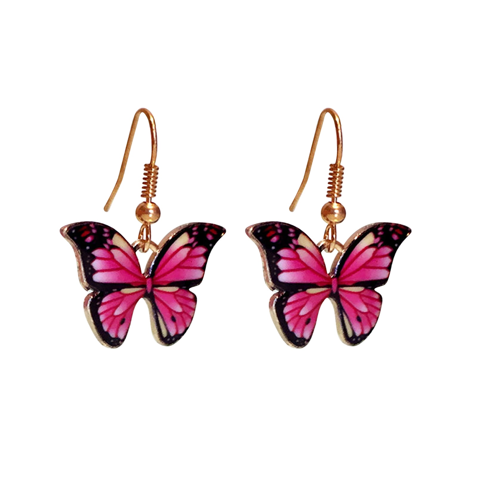 Mnyotv Earrings for Women Butterfly Dangle Hook Earrings for Women ...