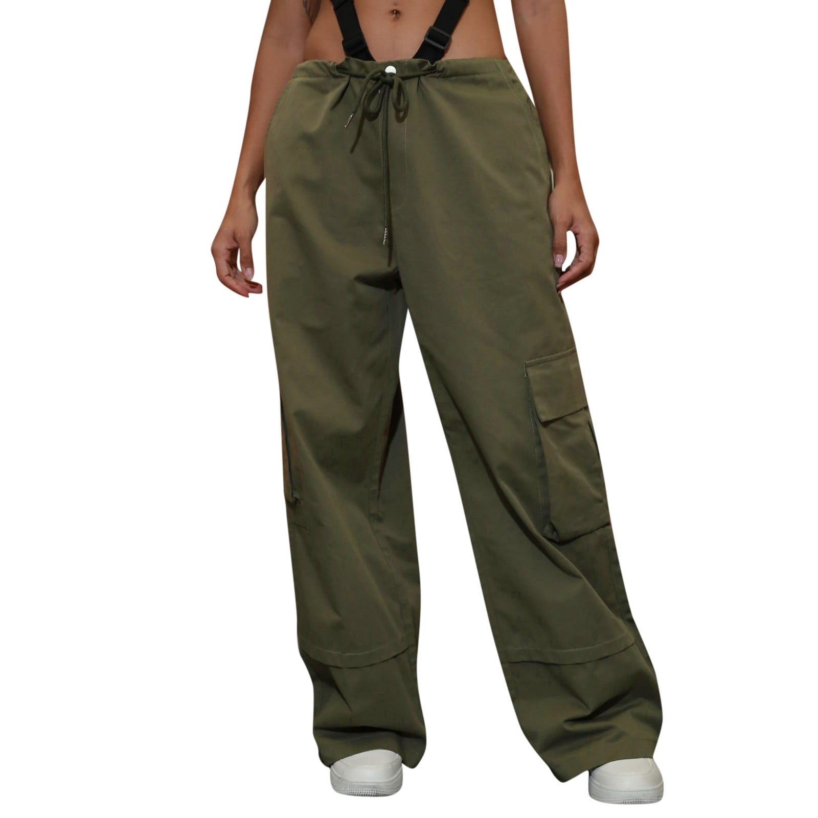 Mnyotv Women Trendy Clothes 2024 Cargo Pants Woman Relaxed Fit Baggy ...