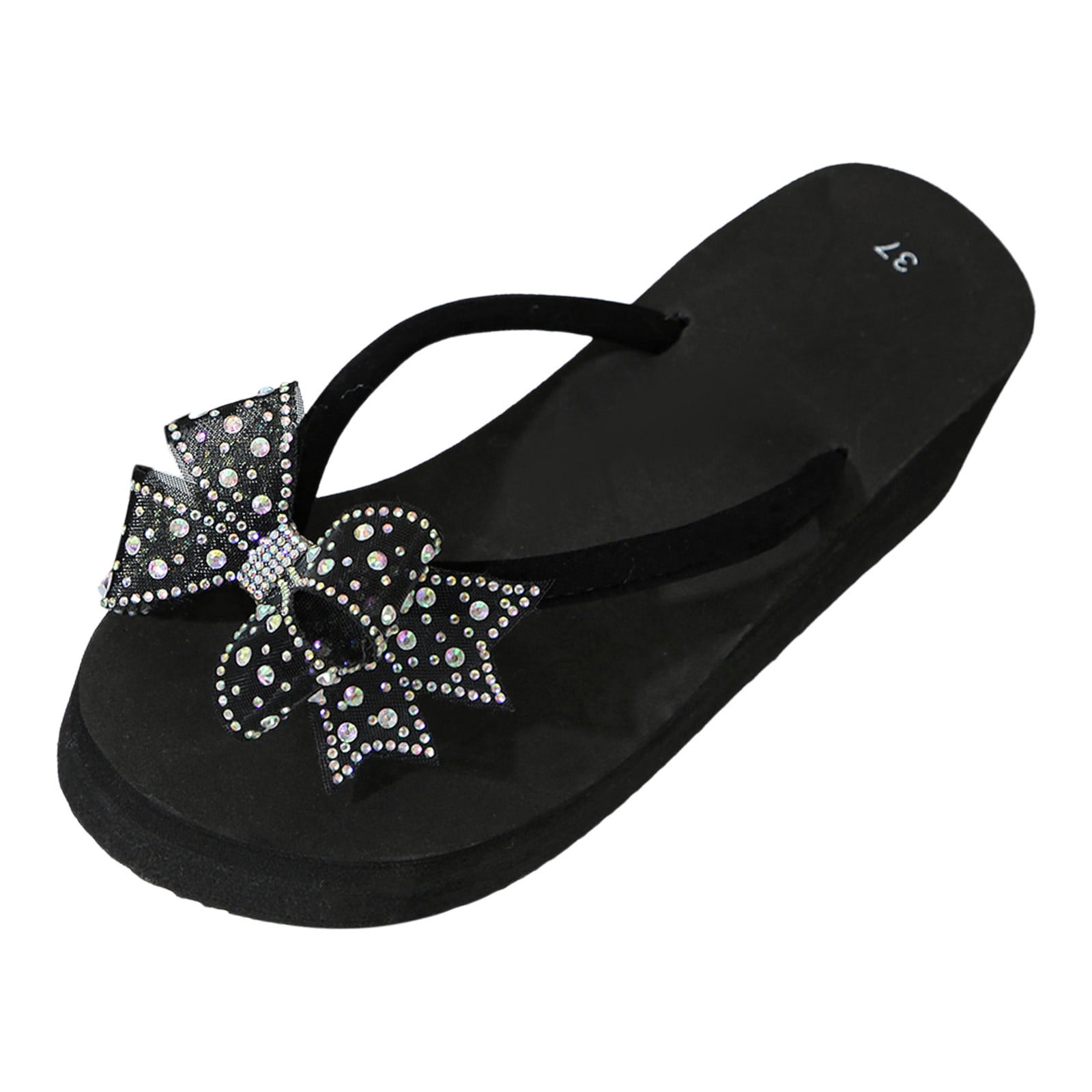 Mnyotv Womens Casual Sandals Women Sandals Fashionable Bow Decoration ...