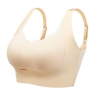 BLVB 2PC Bras for Women Front Closure Convenient Bras Full Coverage ...