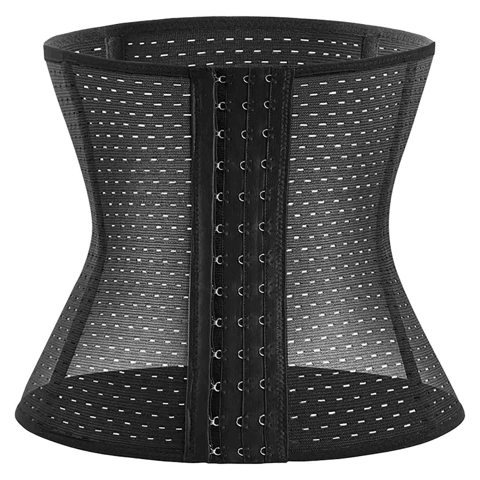 Mnyycxen Waist Trainer for Women Latex Underbust Waist Cincher Corset ...