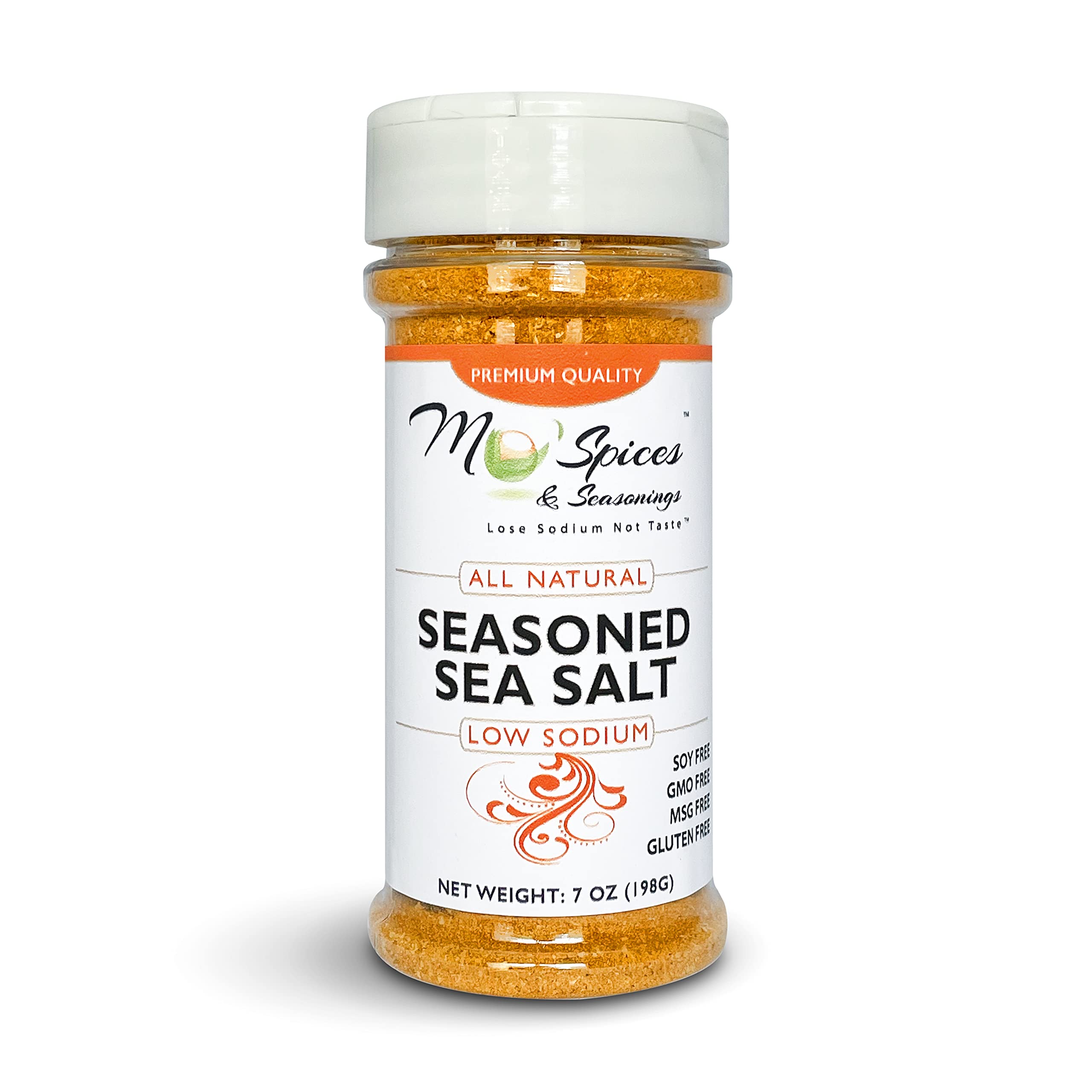Mo'Spices & Seasonings - Seasoned Sea Salt, Low Sodium, All Purpose - 8 ...