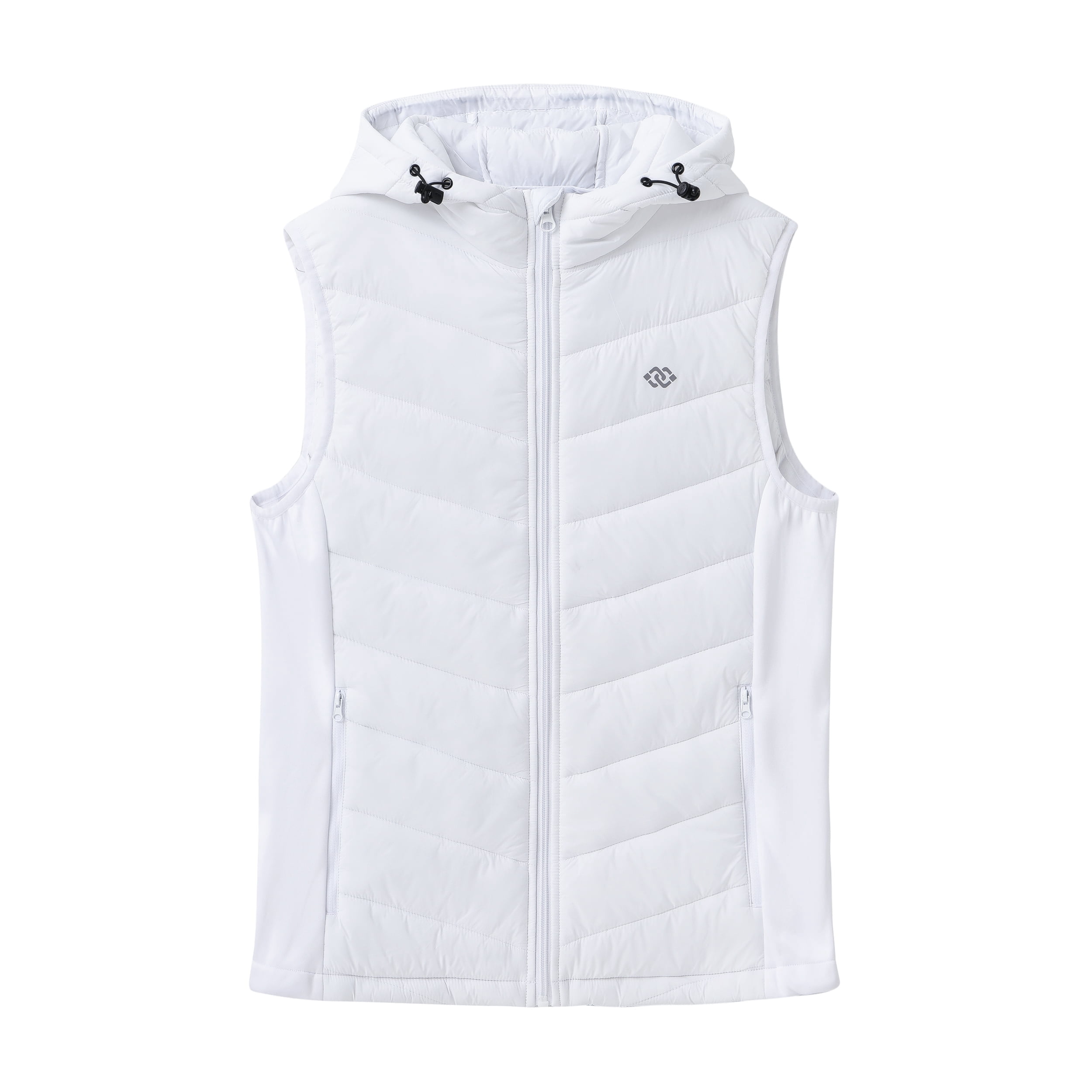 YIRUIYA Women's Fleece Lined Puffer Hooded Vest Insulated Puffer Hybrid ...
