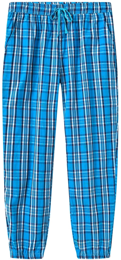 MoFiz Women Plaid Pajama Pants Lounge PJ Bottoms 100% Cotton #3 Size L - Walmart.com