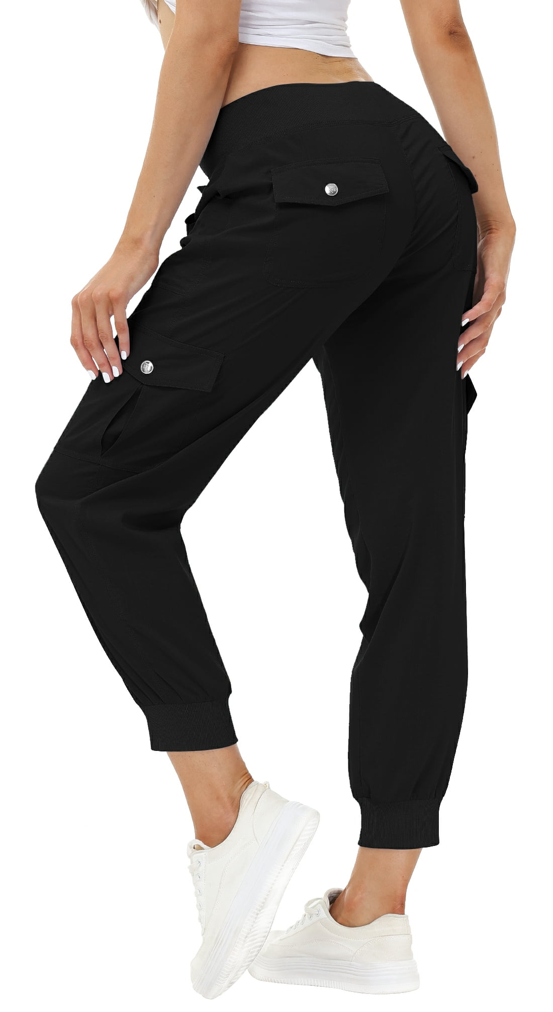 MoFiz Women's Hiking Cargo Taper Pants, Athletic Pants, 1 Count - Walmart.com