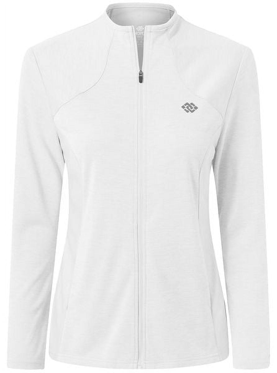 MoFiz Womens Full Zip Running Jacket UPF 50+ Sun Protection Long Sleeve ...