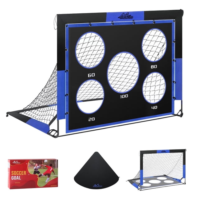MoKo Backyard Soccer Goal for Kids, 5' x 4' Portable Pop Up Soccer Nets ...