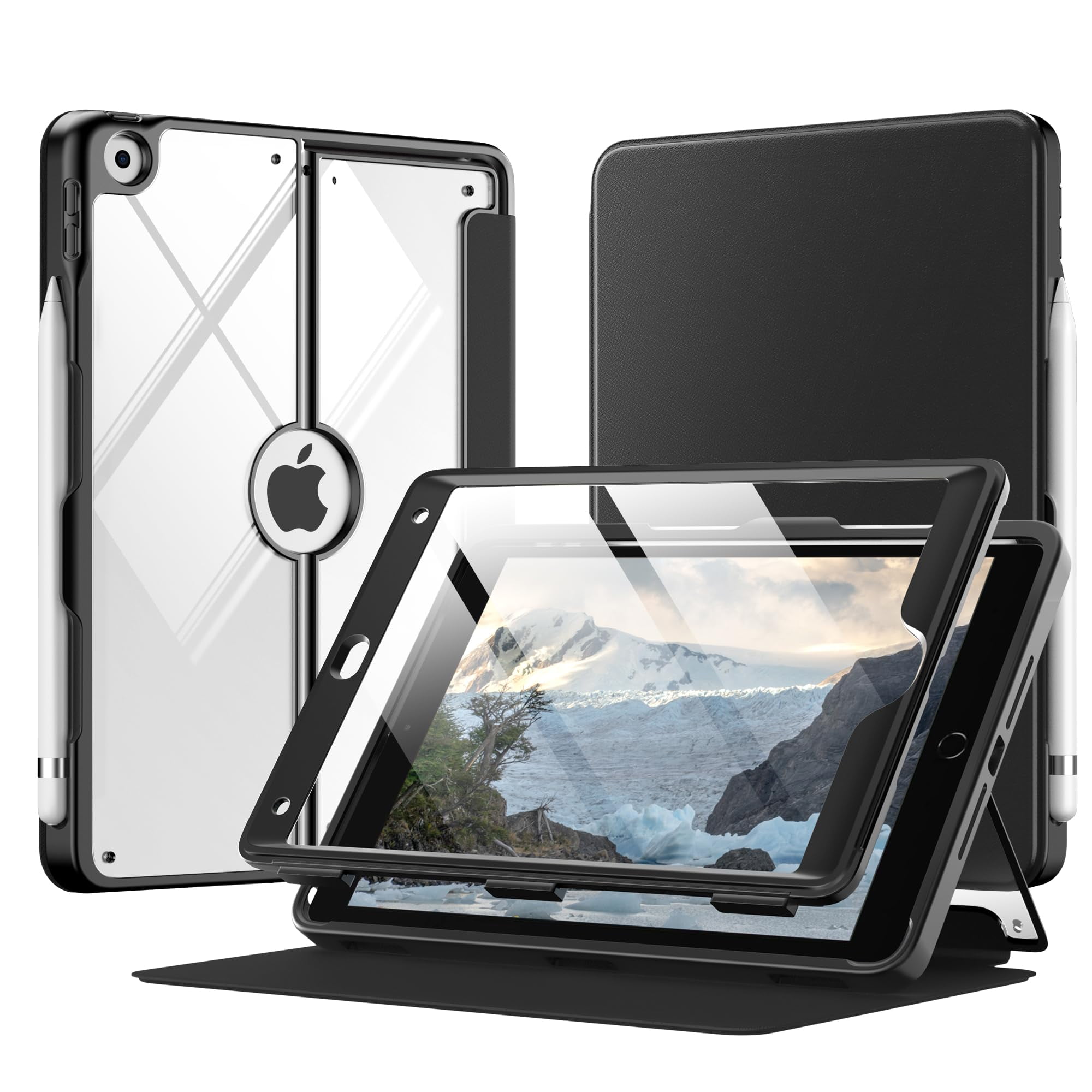 MoKo Case for iPad 9th Generation with Pencil Holder, iPad 8th/7th Gen ...