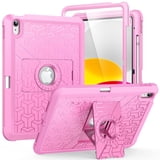 MoKo Case for iPad (A16) 11th/10th Gen, 10.9 Inch, Flowers Pink, Full ...