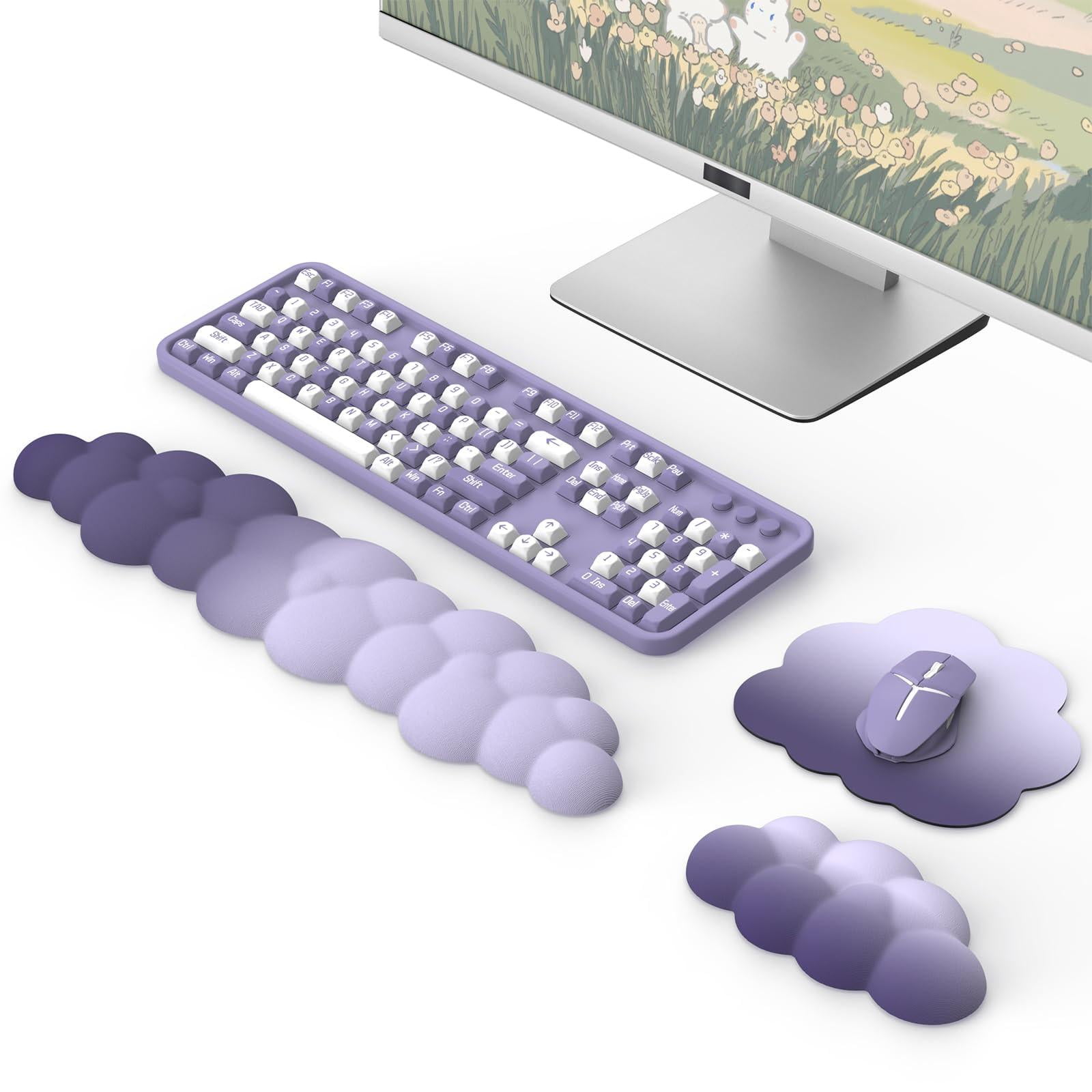 MoKo Cloud Wrist Rest,Ergonomic Cloud Keyboard Wrist Rest with Mouse ...