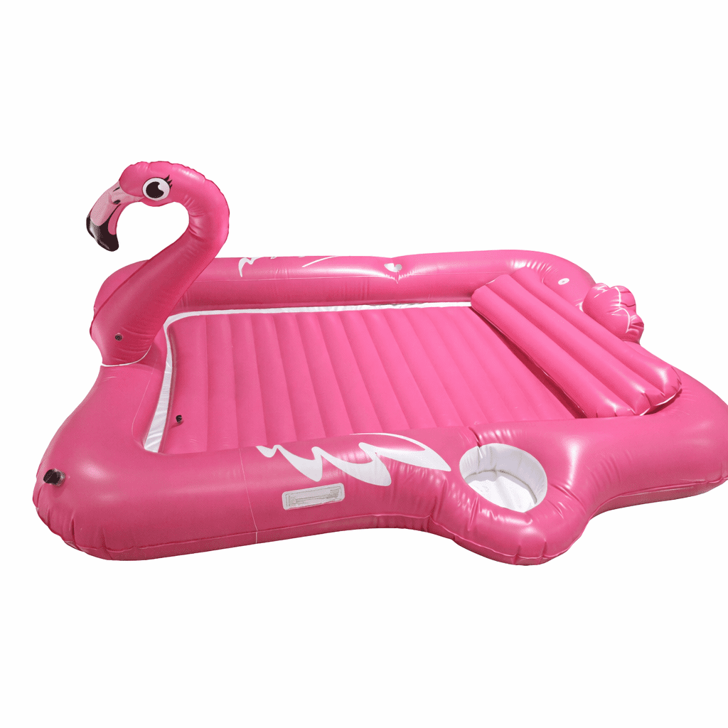 MoKo Flamingo Inflatable Tanning Pool Lounger, 83×50 Inch Blow Up ...