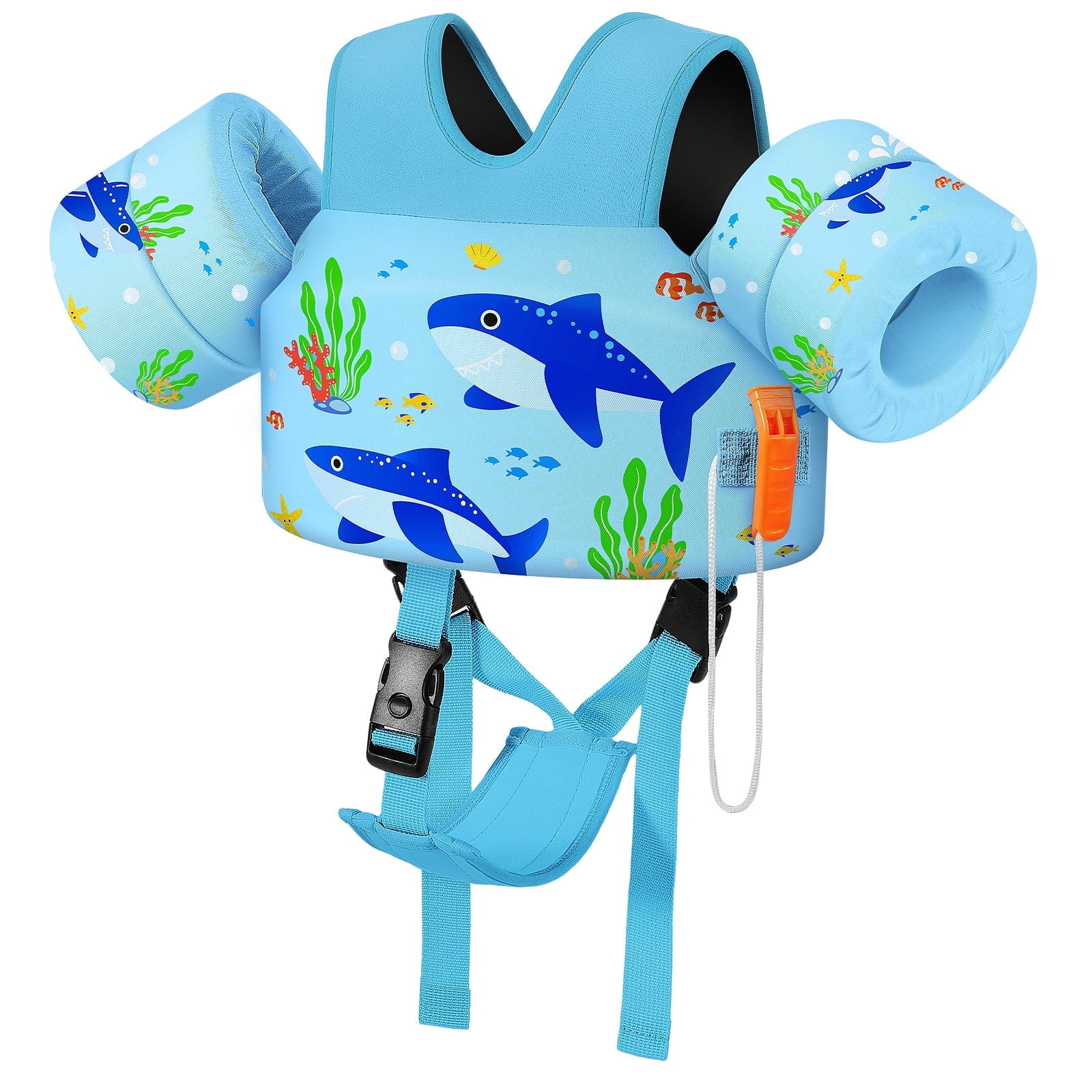 MoKo Kid Swim Vest for 13-30lbs/30-70lbs, Water Wing Arm Floaties ...