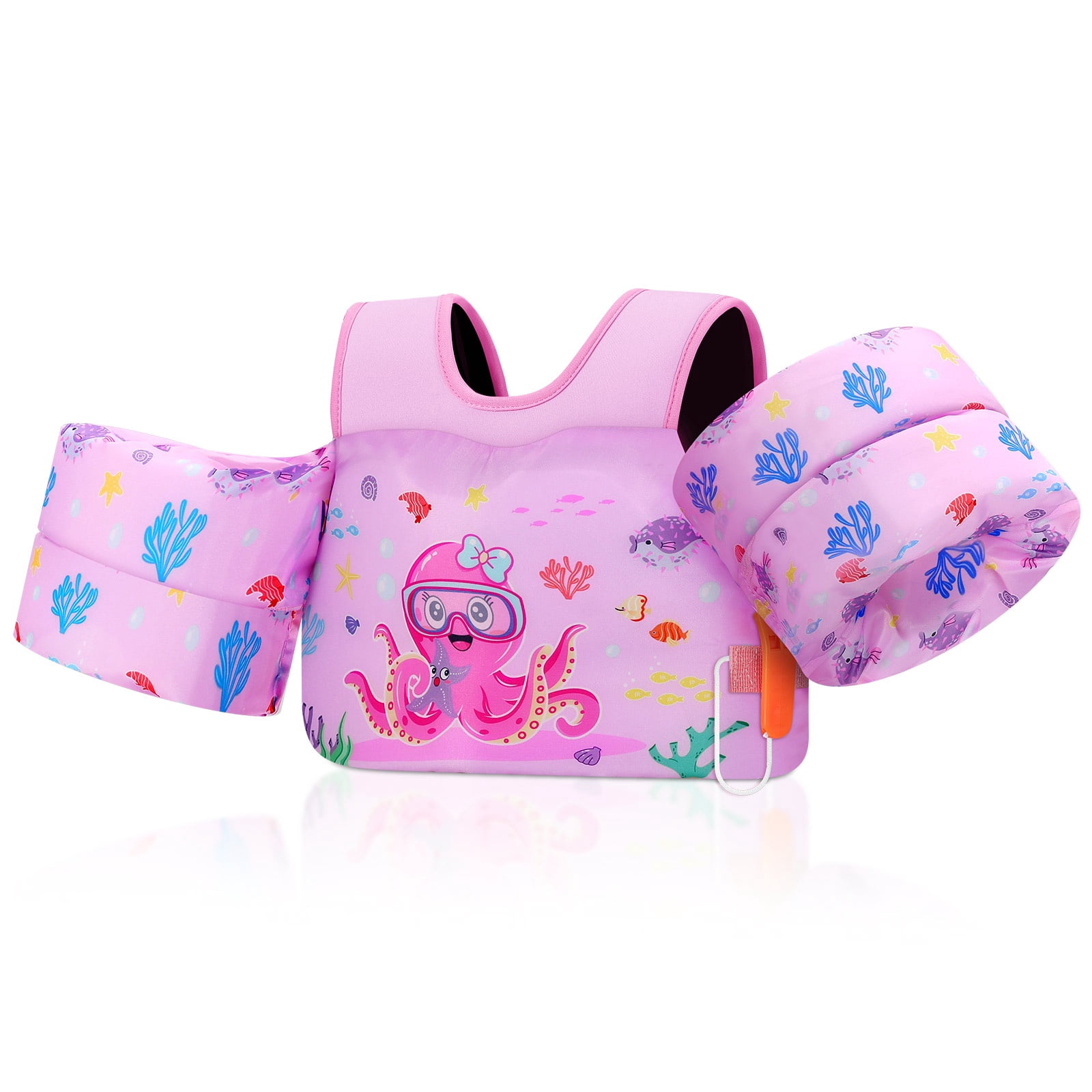 MoKo Kids Floaties Swim Vest, Swimming Water Wings for Puddle Pool ...