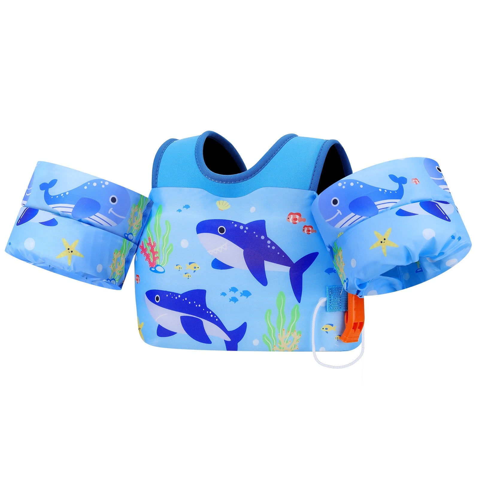 MoKo Kids Floaties Swim Vest for 13-30/30-70lbs, Arm Floaties Swimming ...