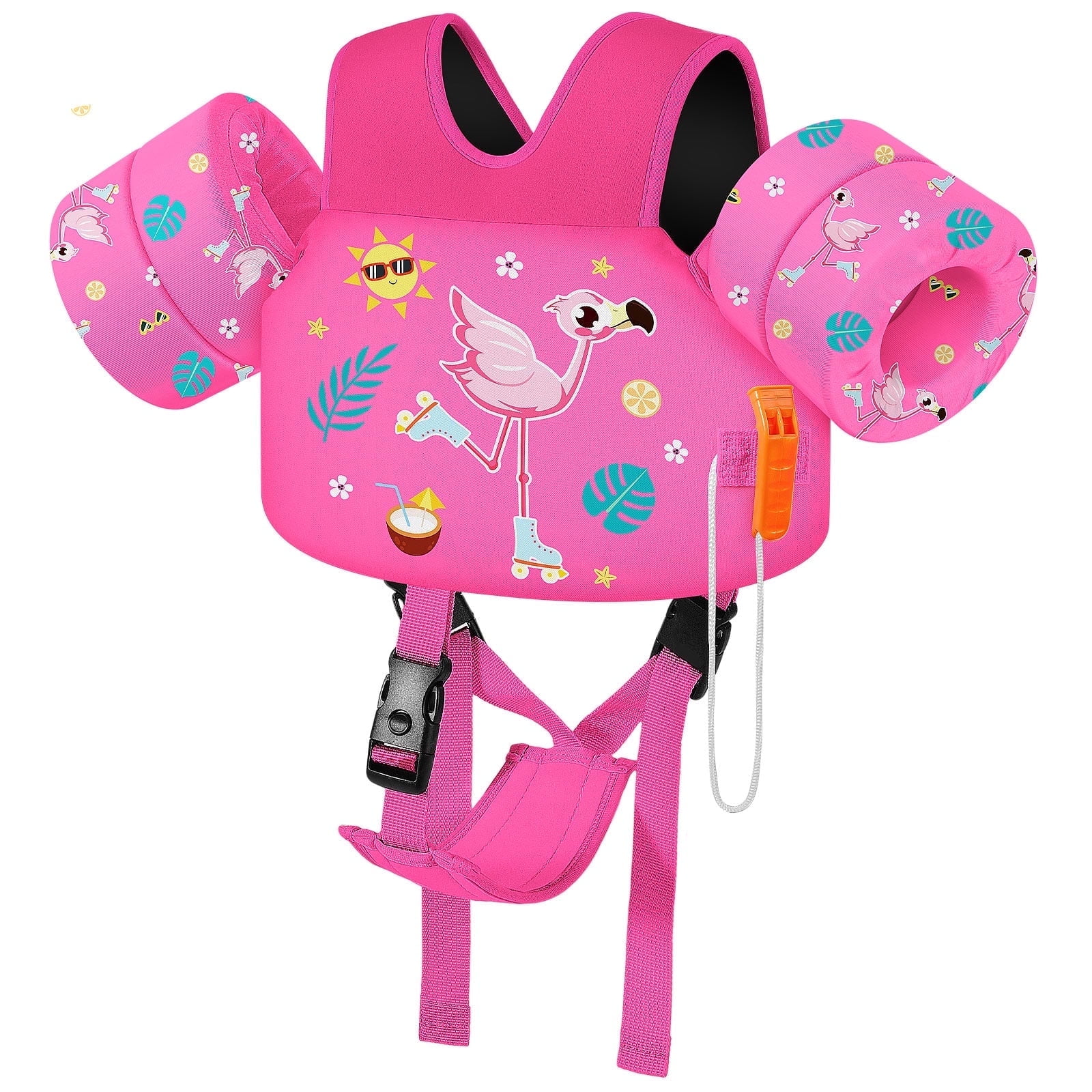 MoKo Kids Floaties Swim Vest for 13-30lbs/30-70lbs, Water Wing Arm ...