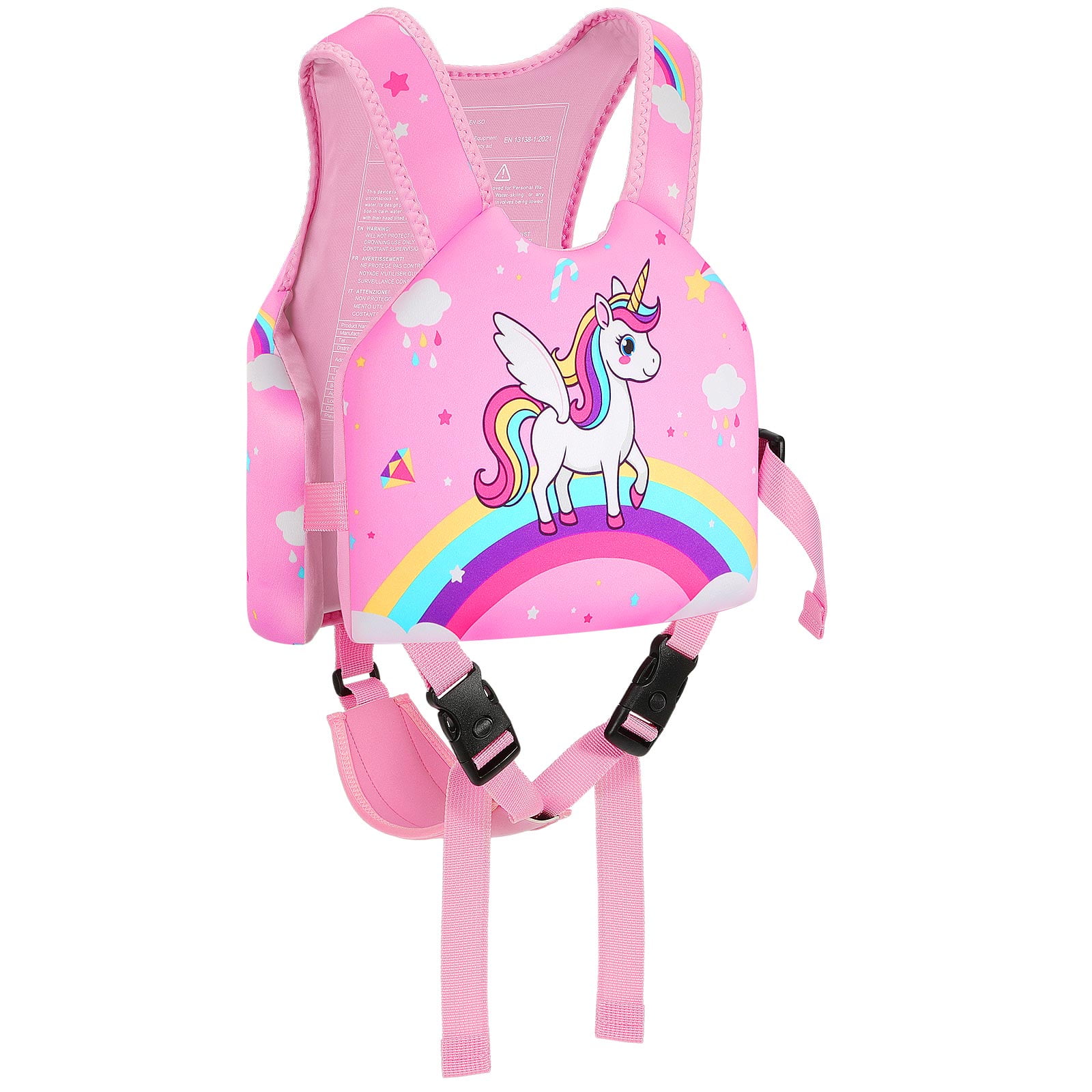 MoKo Kids Floaties Swim Vest for 22-66 lbs Kids, Pool Floaties Jacket ...