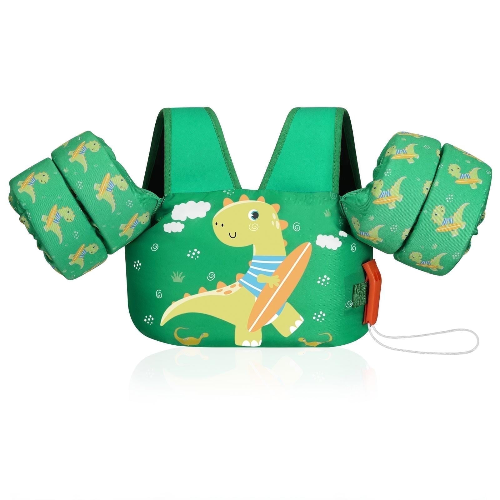 MoKo Toddler Swim Floaties Vest, 25-60 Lbs, Water Learning Arm ...