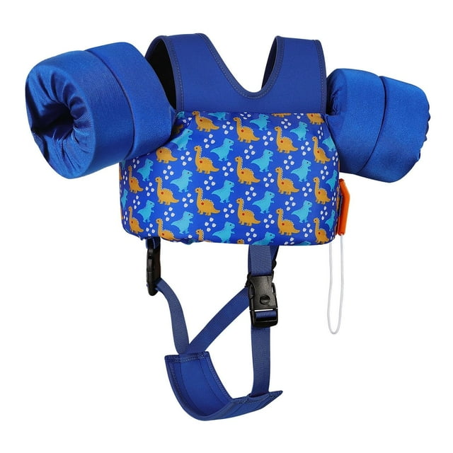 MoKo Kid's Swim Vest, Floatation for 30-70lbs, Dinosaur Design, with ...