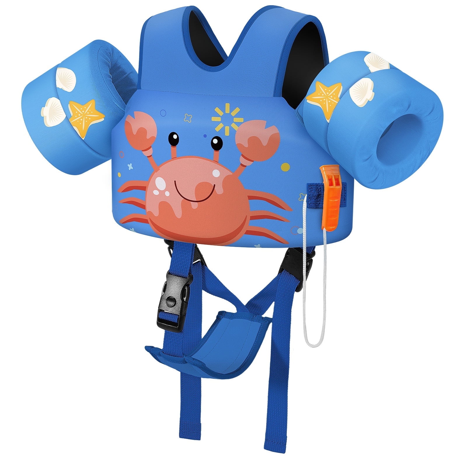 MoKo Kids Swim Vest, 13-30lbs and 30-70lbs, Adjustable Buoyancy, Crotch ...